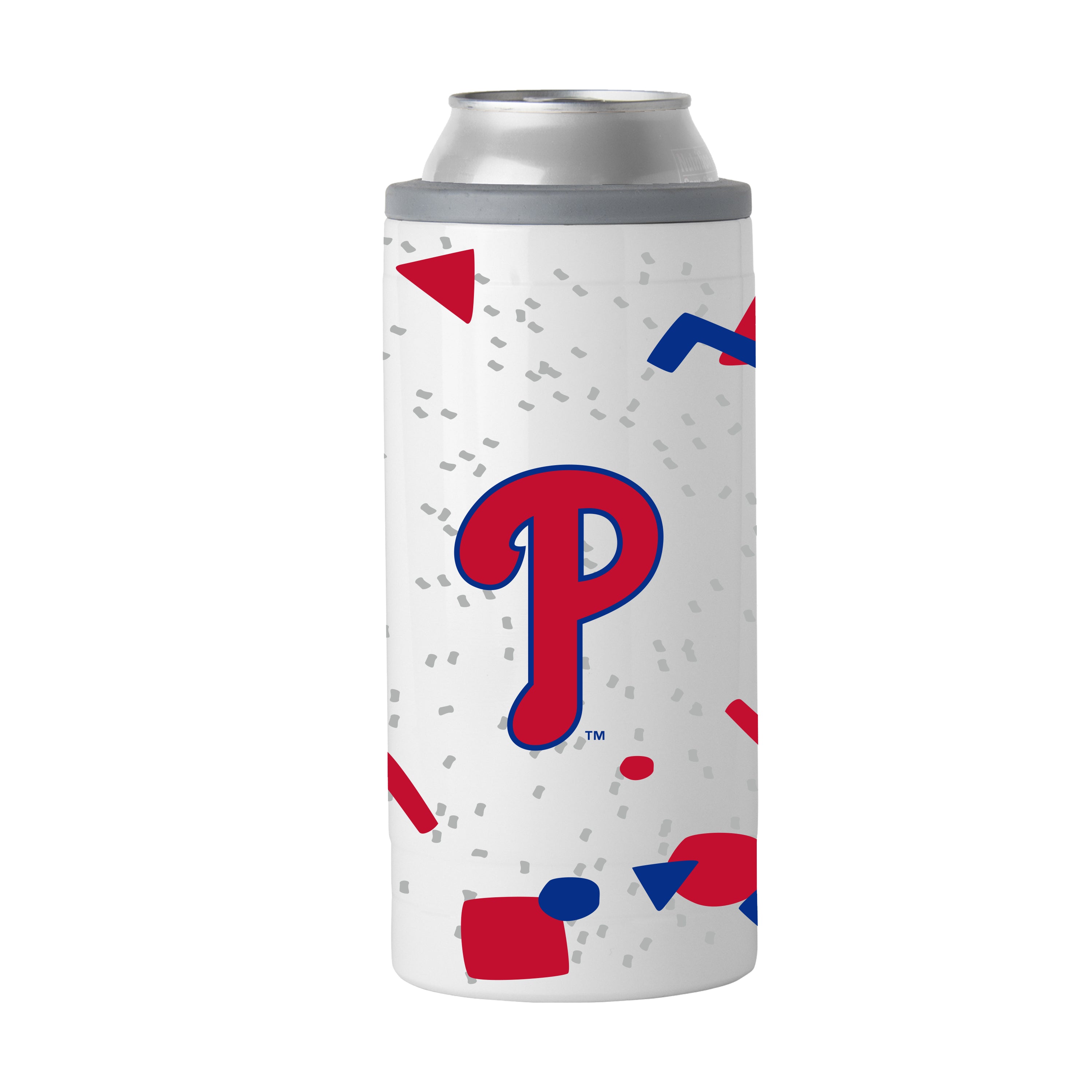 Philadelphia Phillies 12oz Flashback Slim Can Coolie | Logo Brands