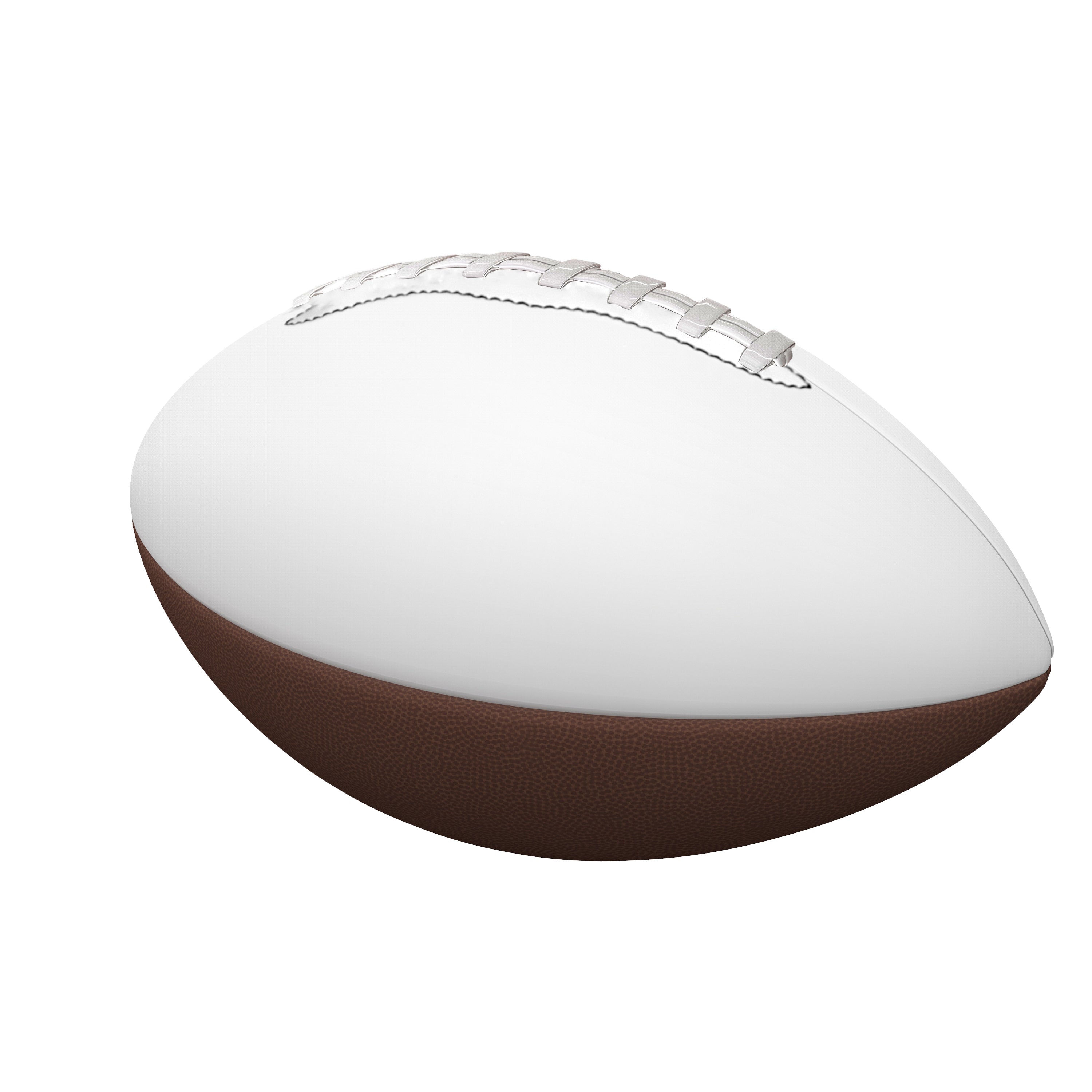 Plain White 3 Panel Full Size Autograph Football | Logo Brands