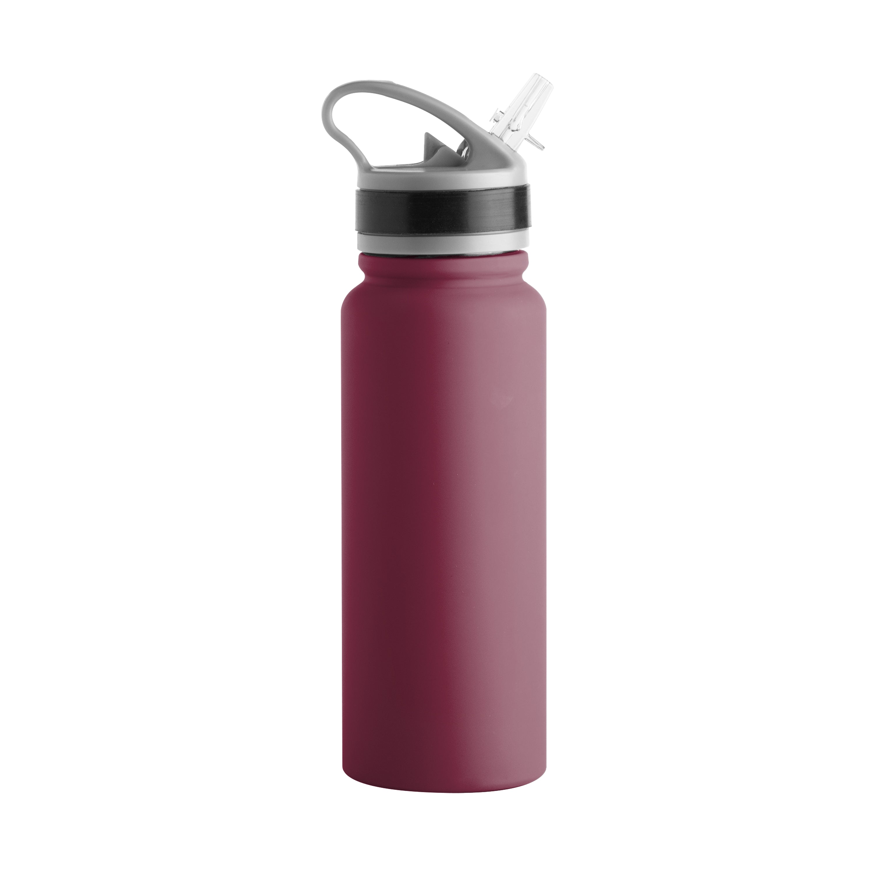 Plain Maroon 25oz Stainless Flip Top Bottle