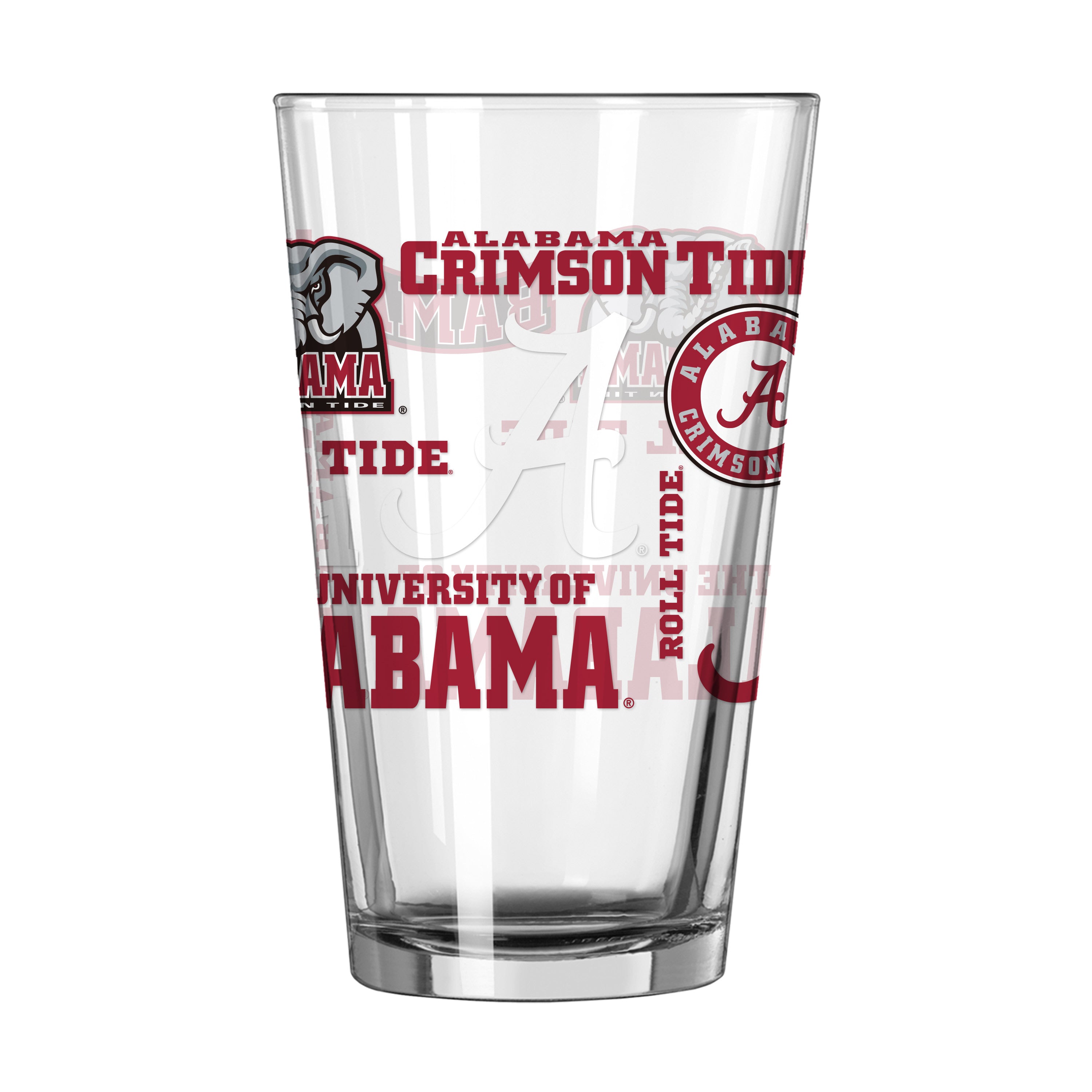 Alabama 16oz Spirit Pint Glass | Logo Brands
