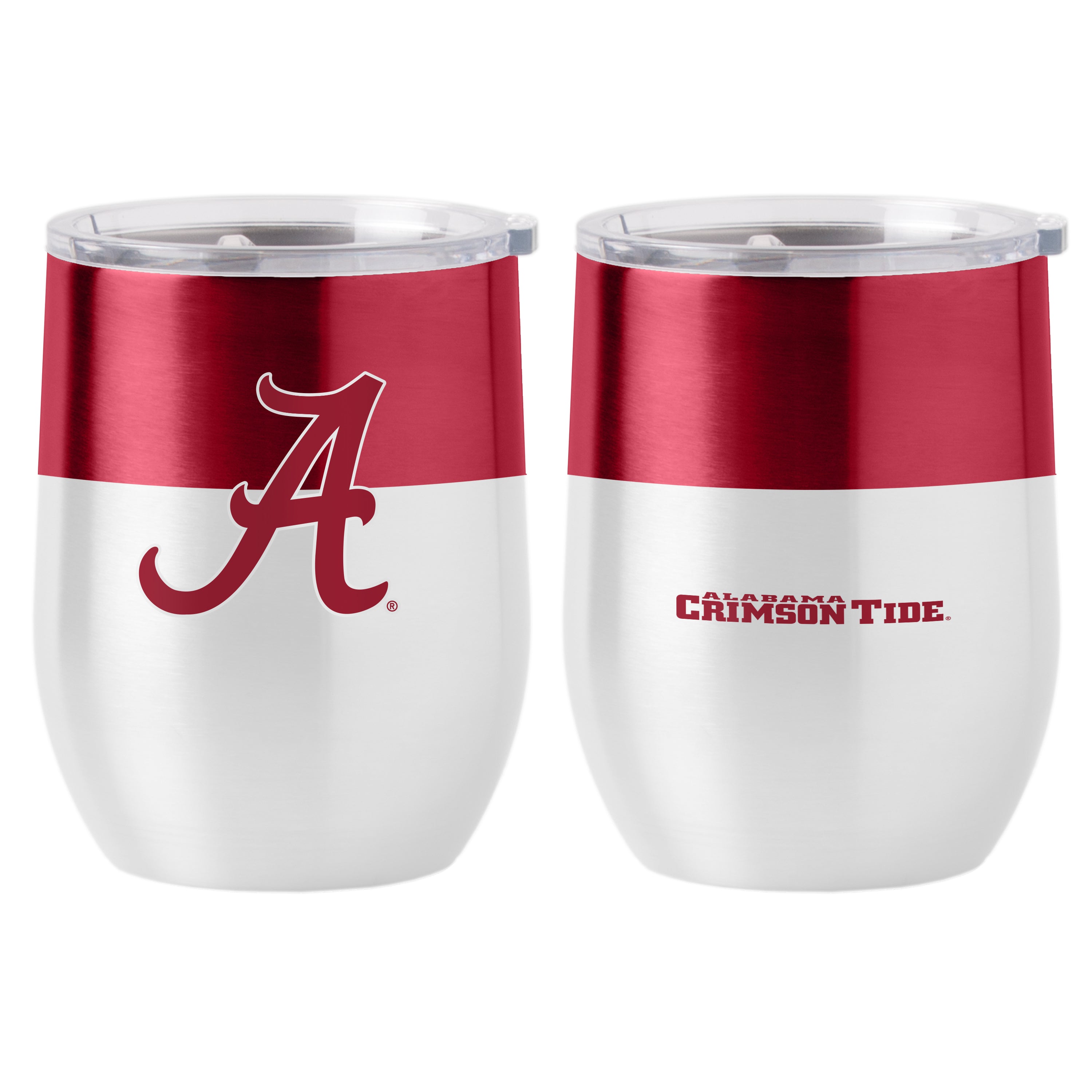 Alabama 16oz Colorblock Stainless Curved Beverage | Logo Brands