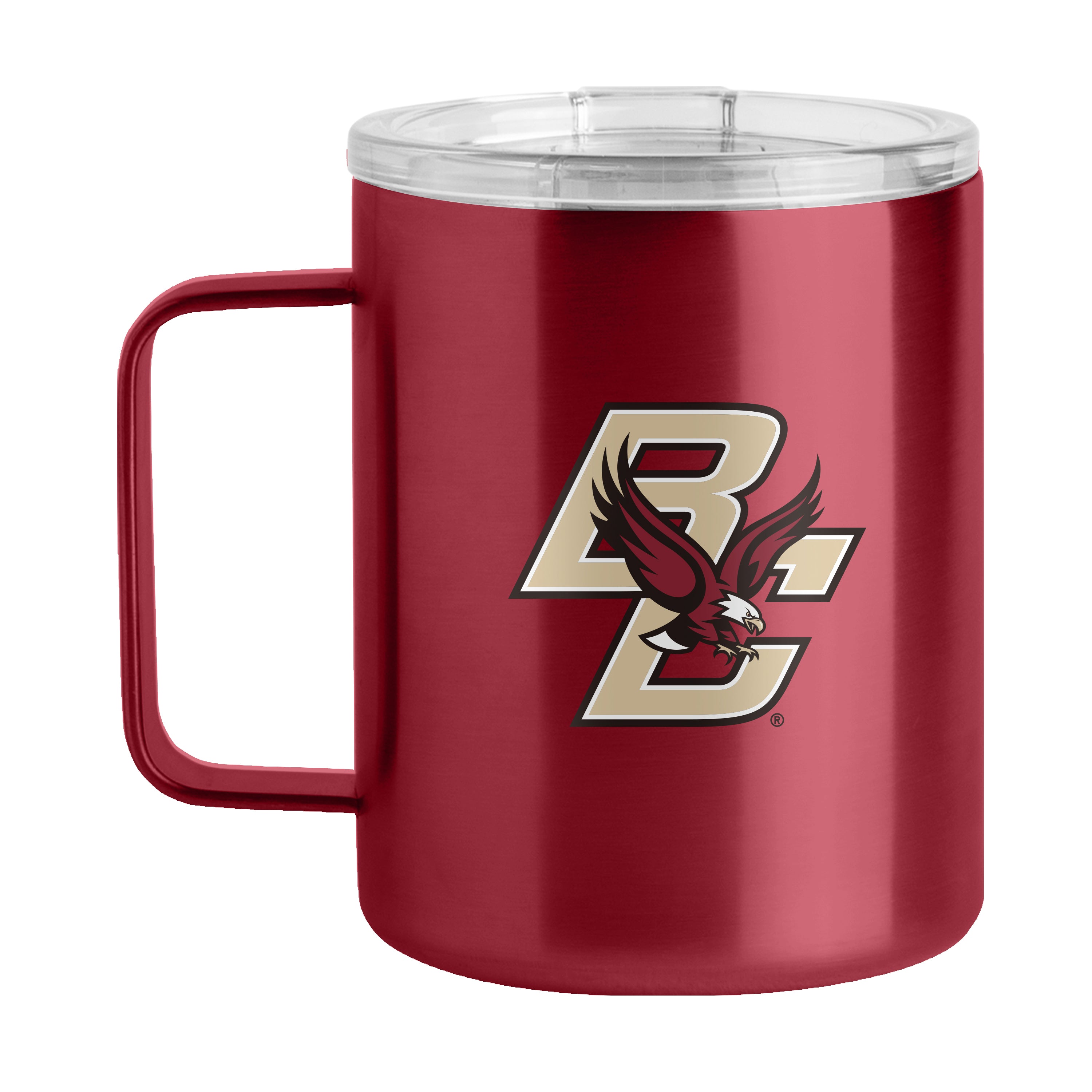 Boston 15oz Campus Color Letterman Stainless Mug | Logo Brands