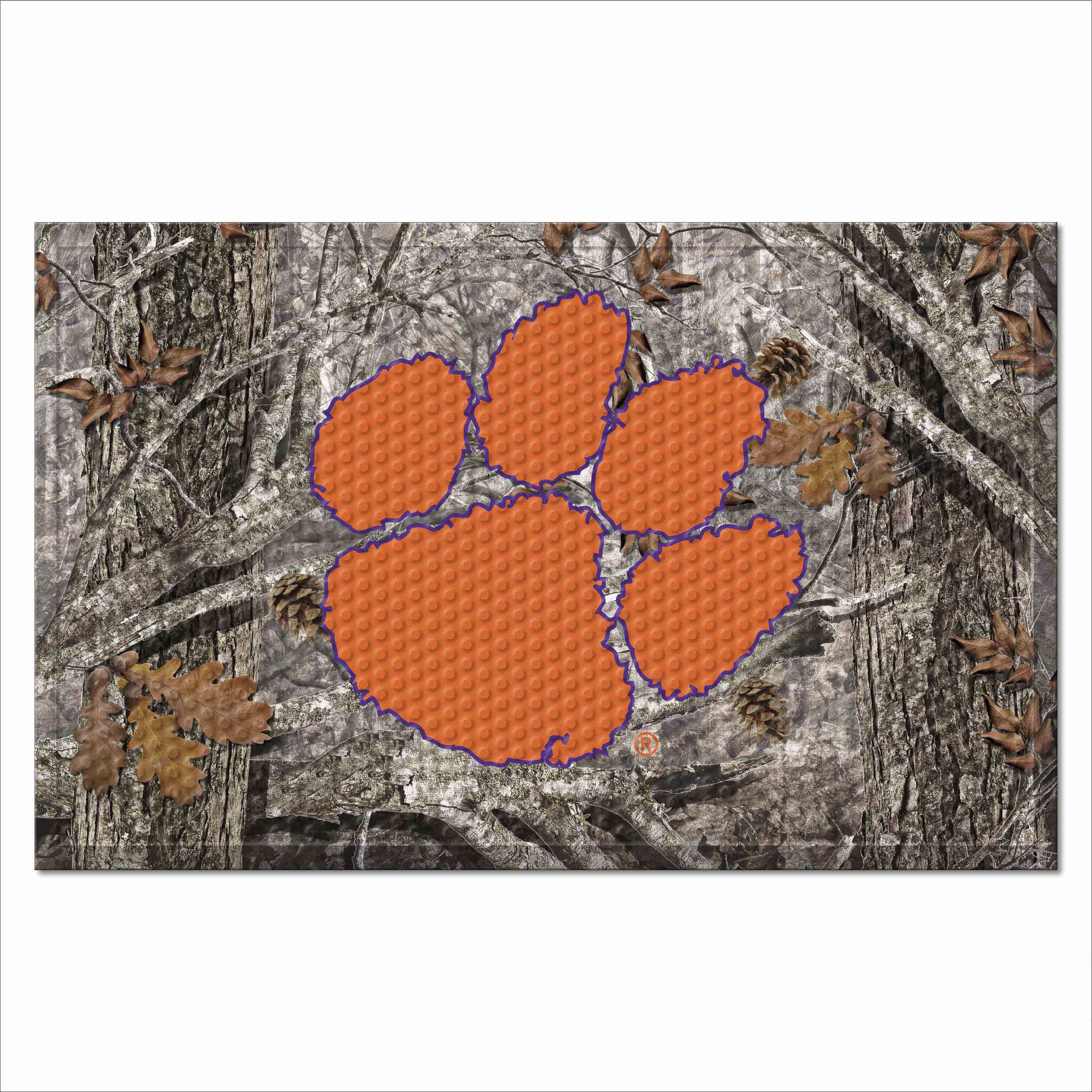 Clemson University Camo Scraper Mat | Logo Brands