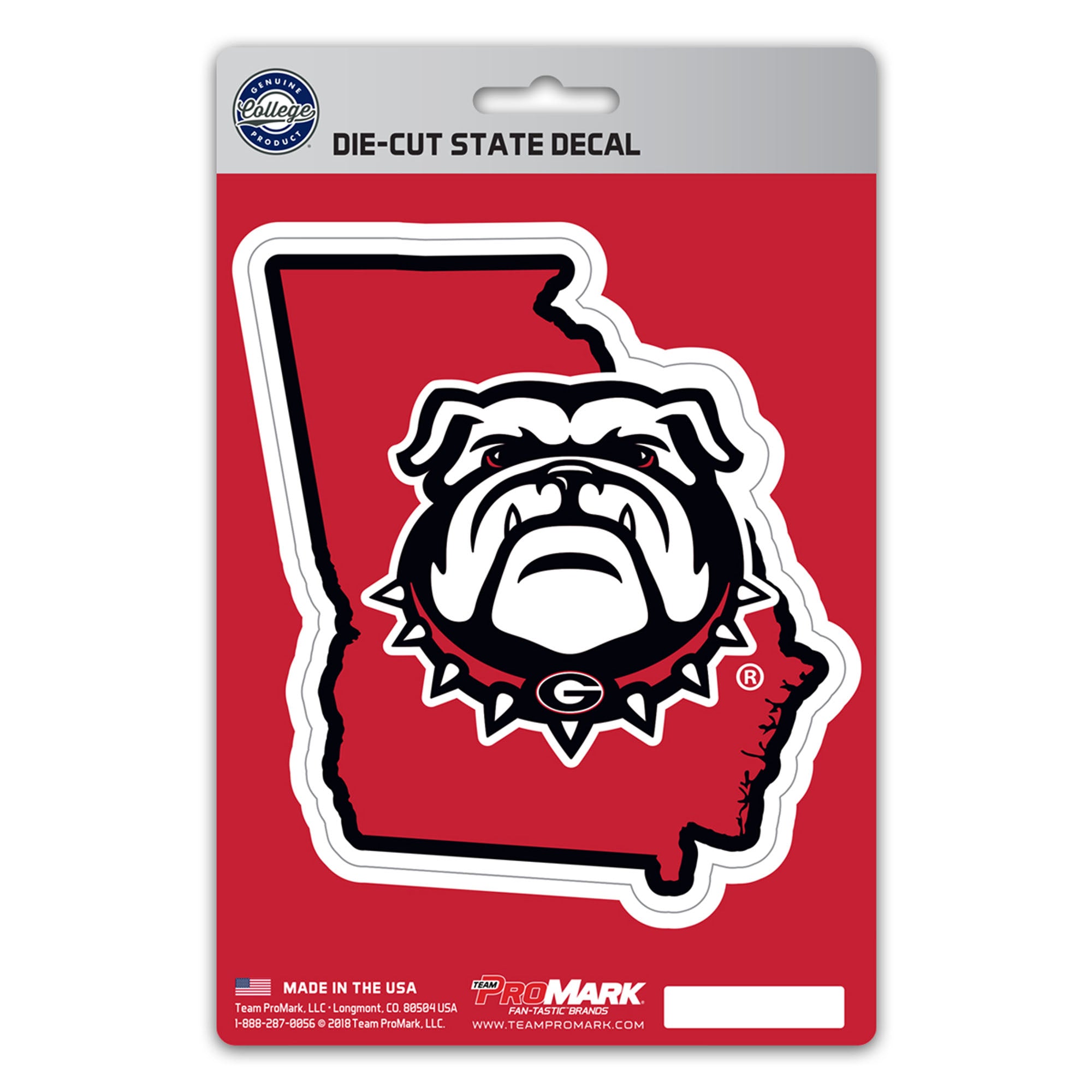 University of Georgia State Shape Decal | Logo Brands