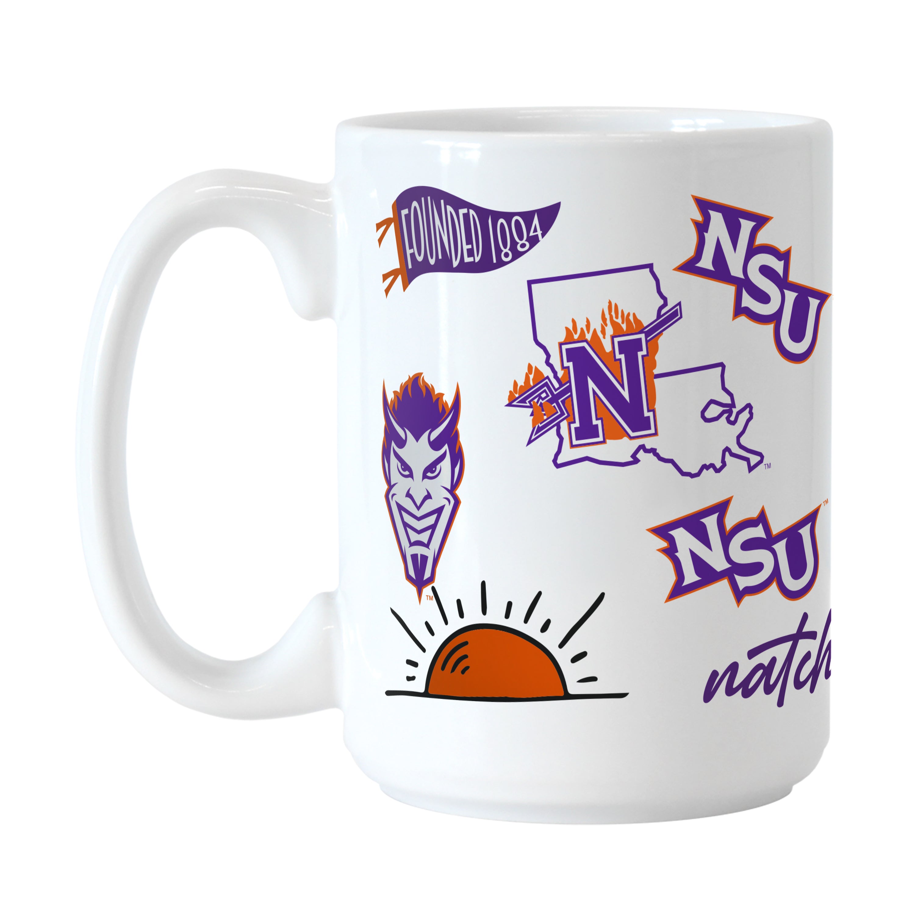 Northwestern State 15oz Native Sublimated Mug | Logo Brands