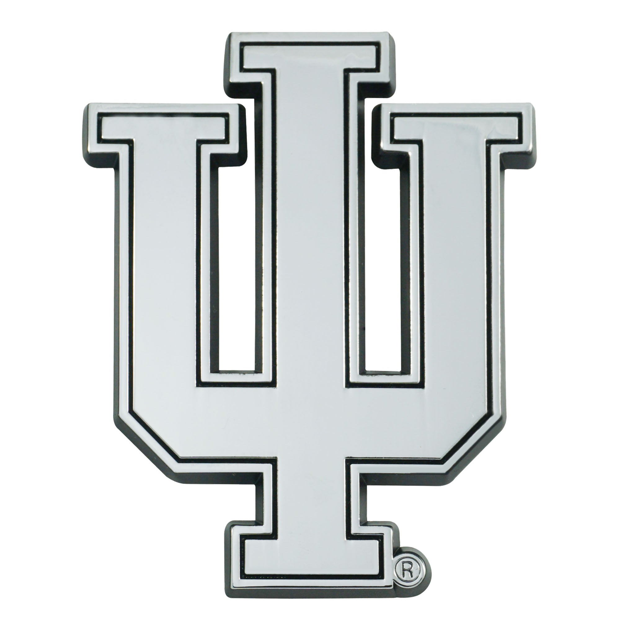 Indiana University Chrome Emblem