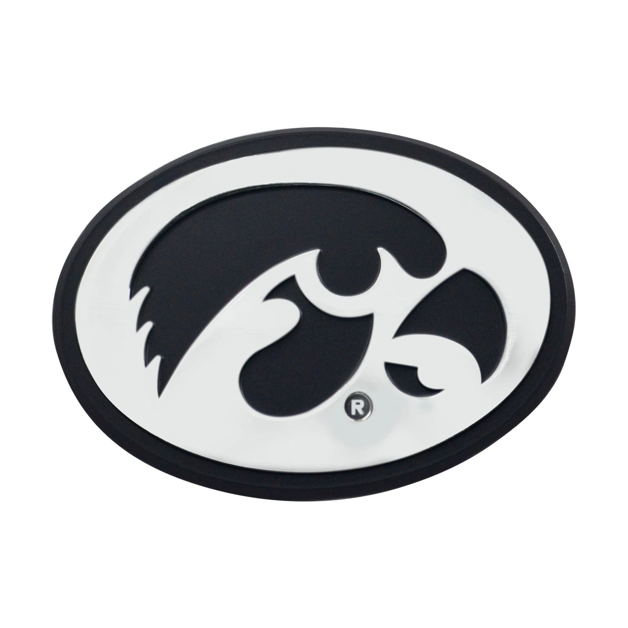 University of Iowa Chrome Emblem | Logo Brands