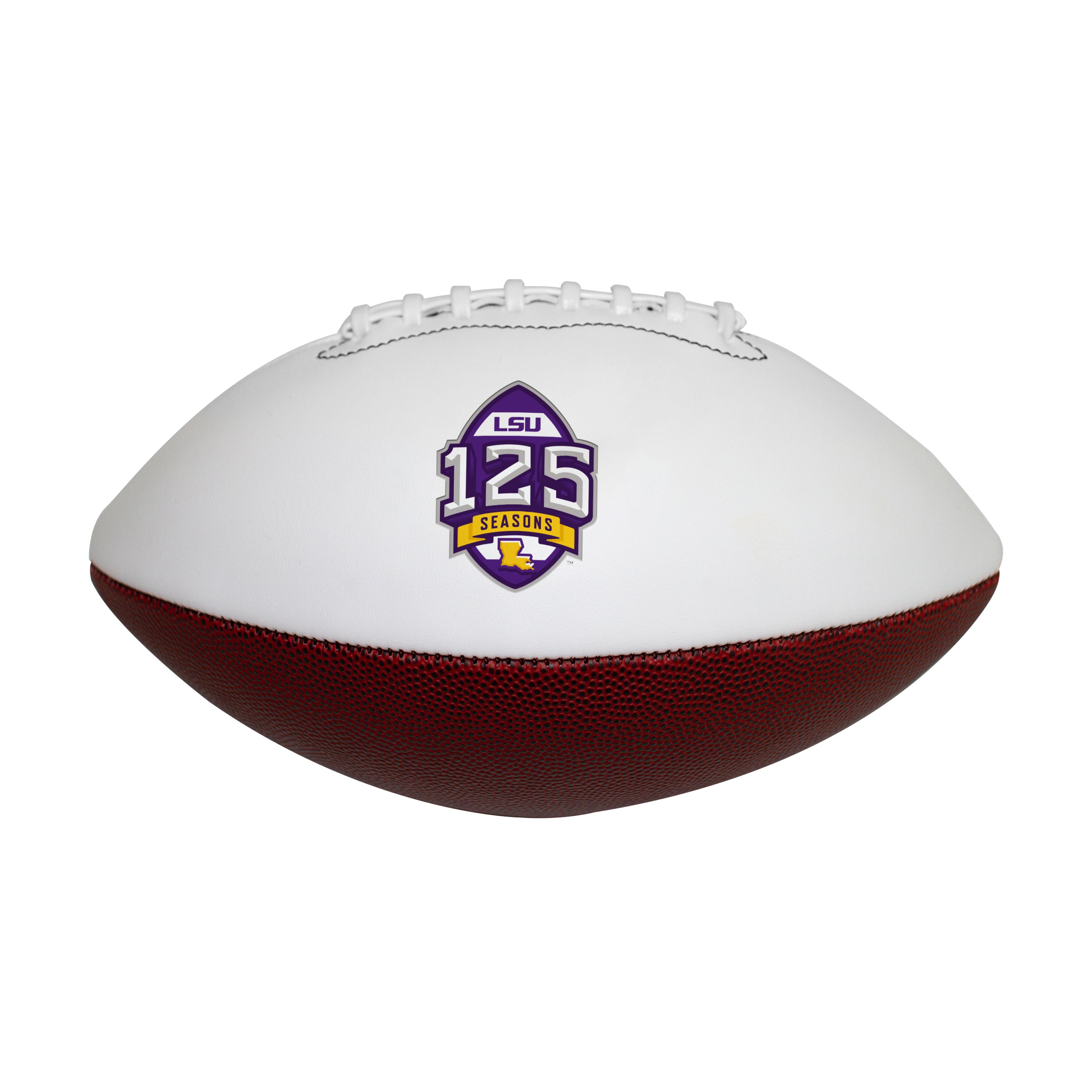 LSU 125th Anniversary Official-Size Autograph Football | Logo Brands