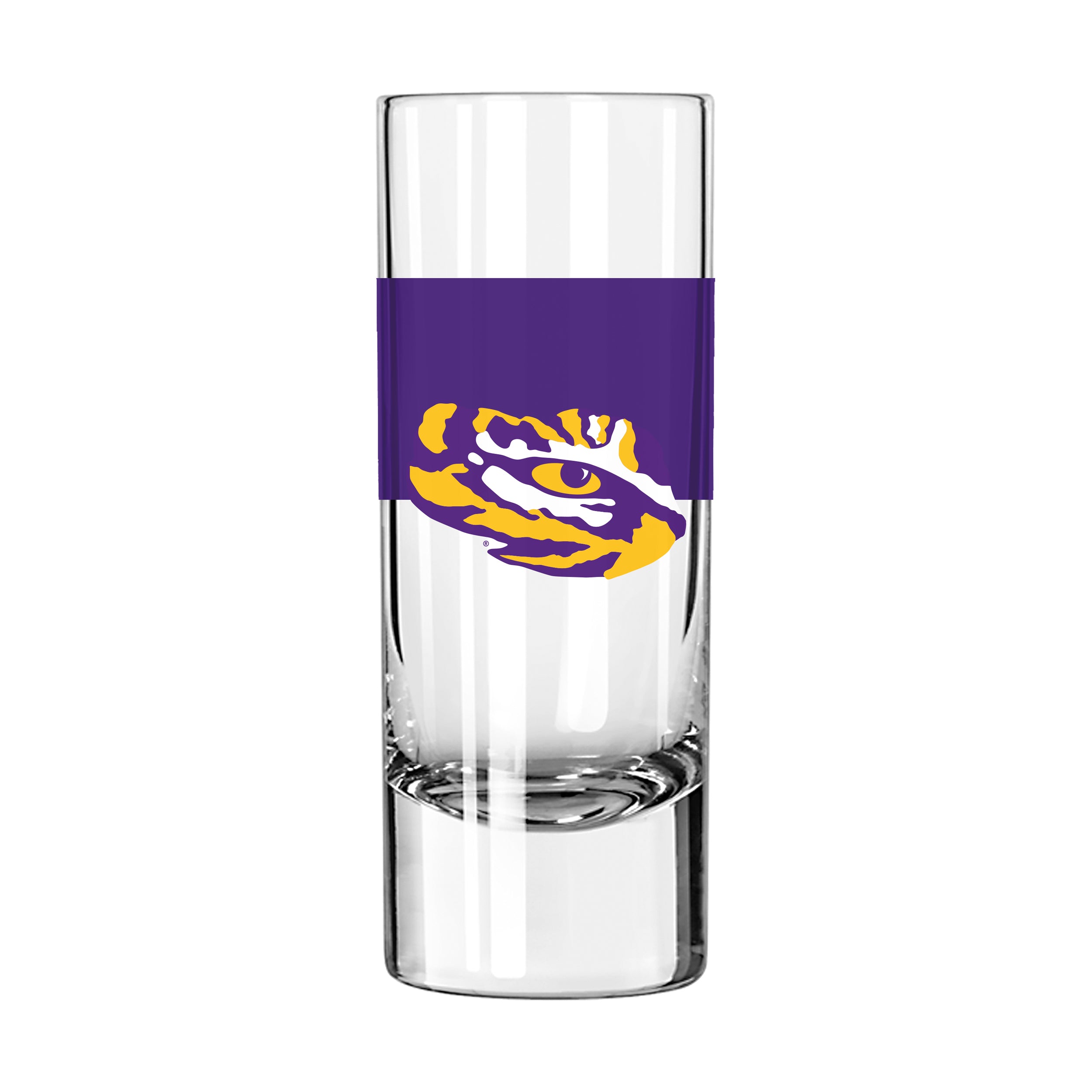 LSU 2.5oz Colorblock Shooter Glass | Logo Brands