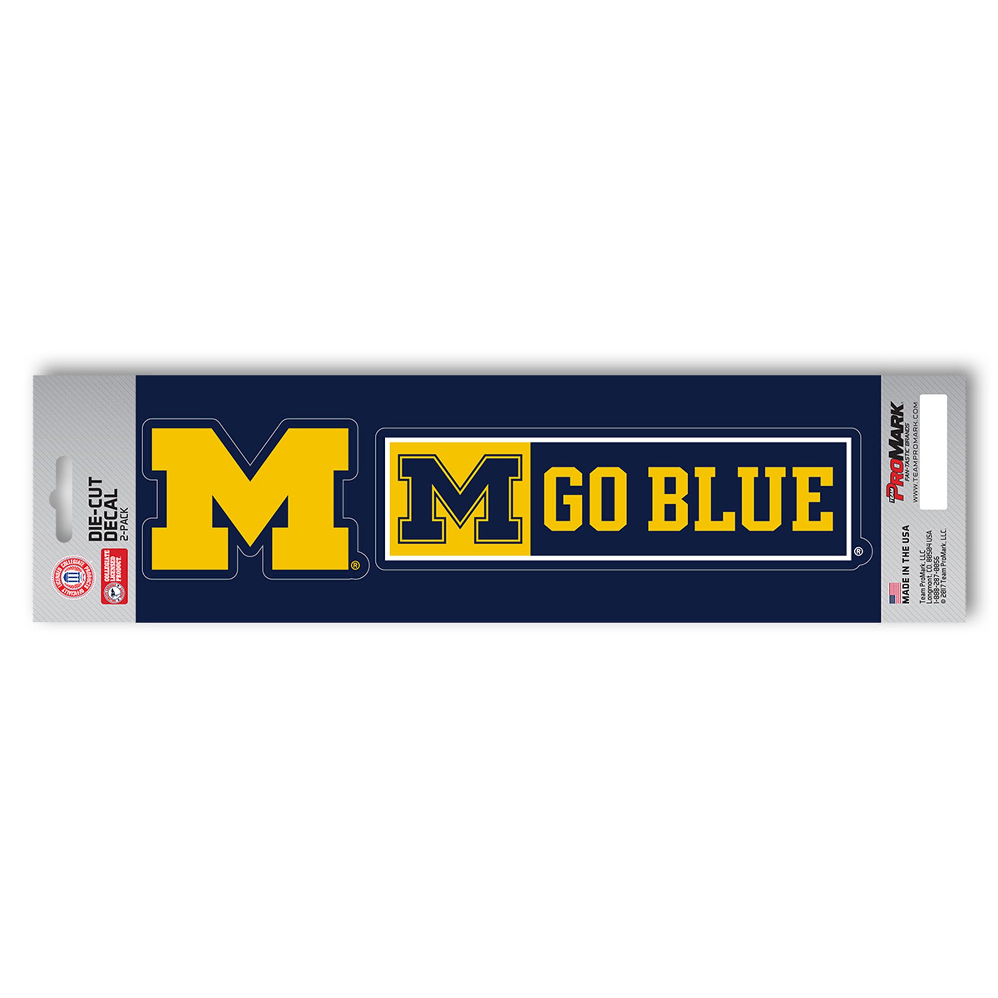 University of Michigan Team Slogan Decal | Logo Brands