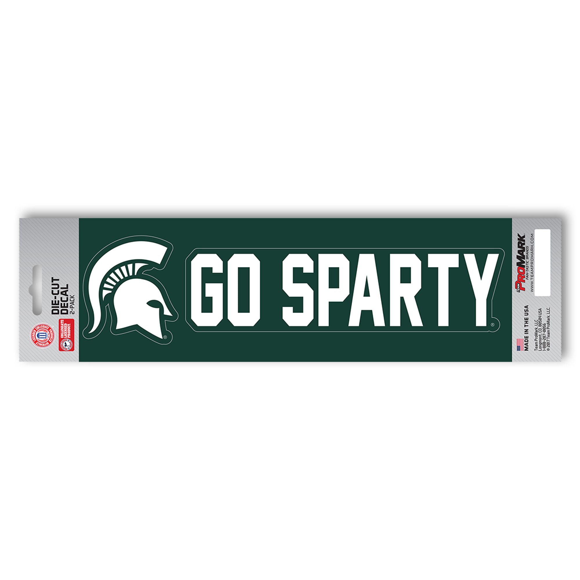 Michigan State University Team Slogan Decal | Logo Brands