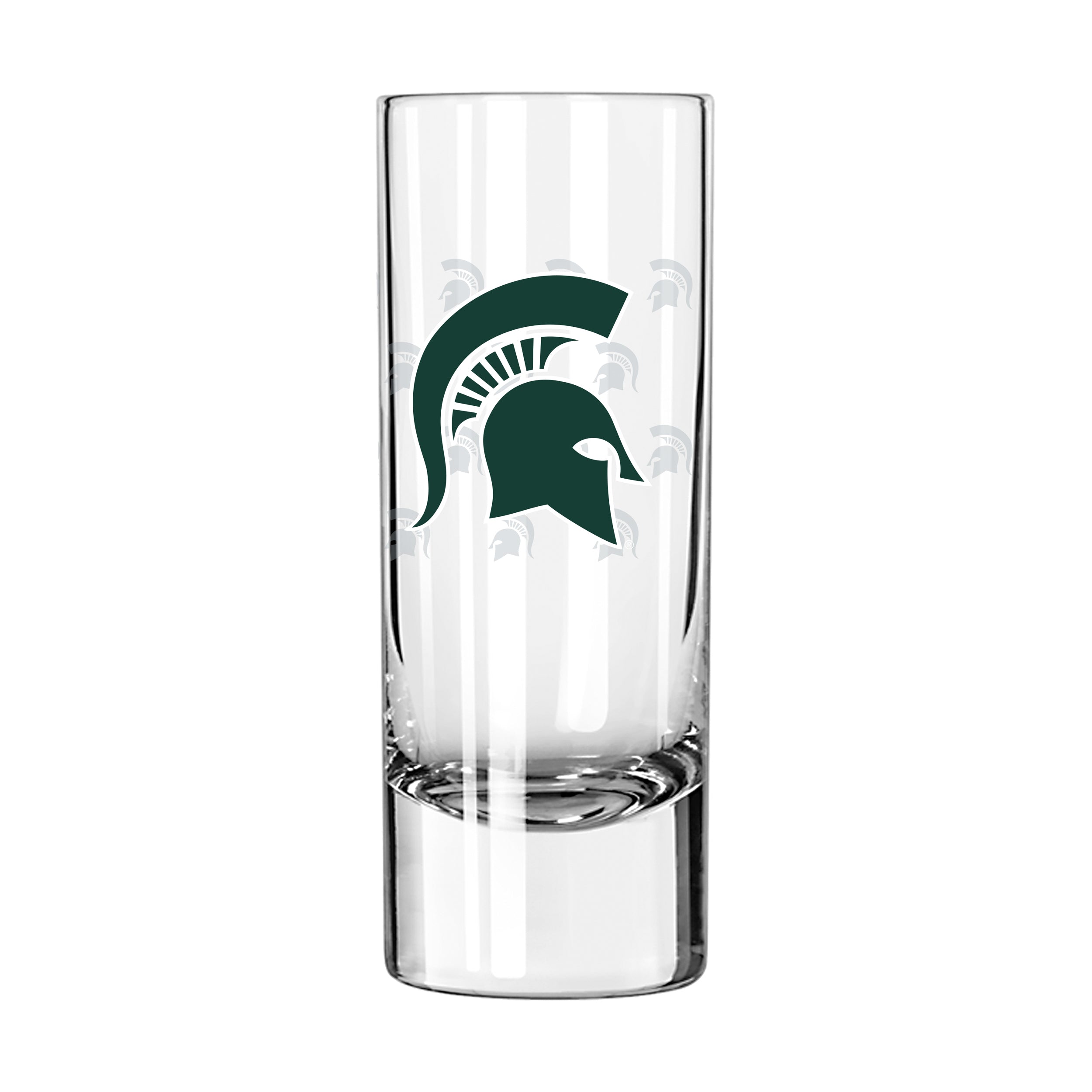 Michigan State 2.5oz Satin Etch Shooter Glass | Logo Brands