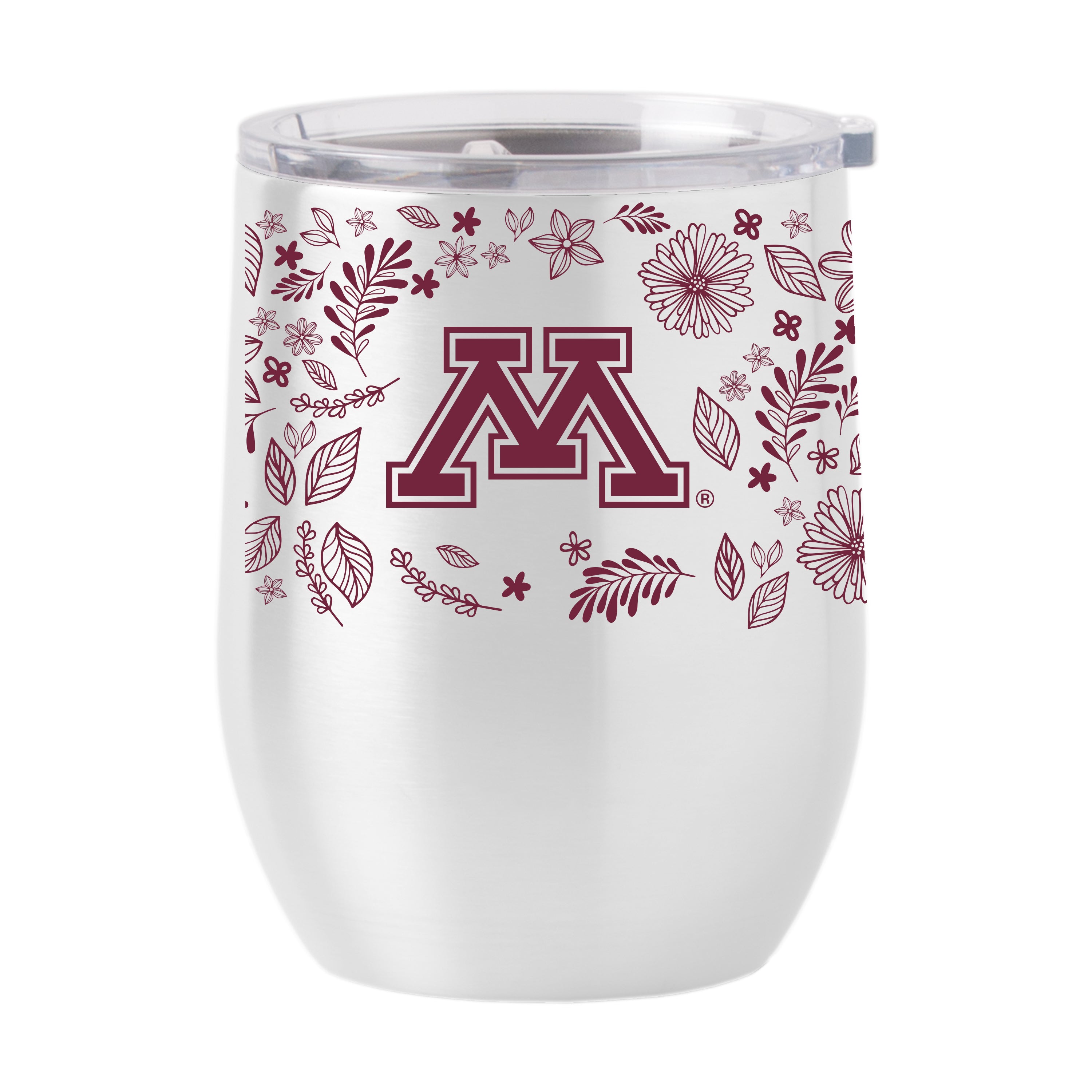Minnesota 16oz Botanical Stainless Curved Beverage | Logo Brands