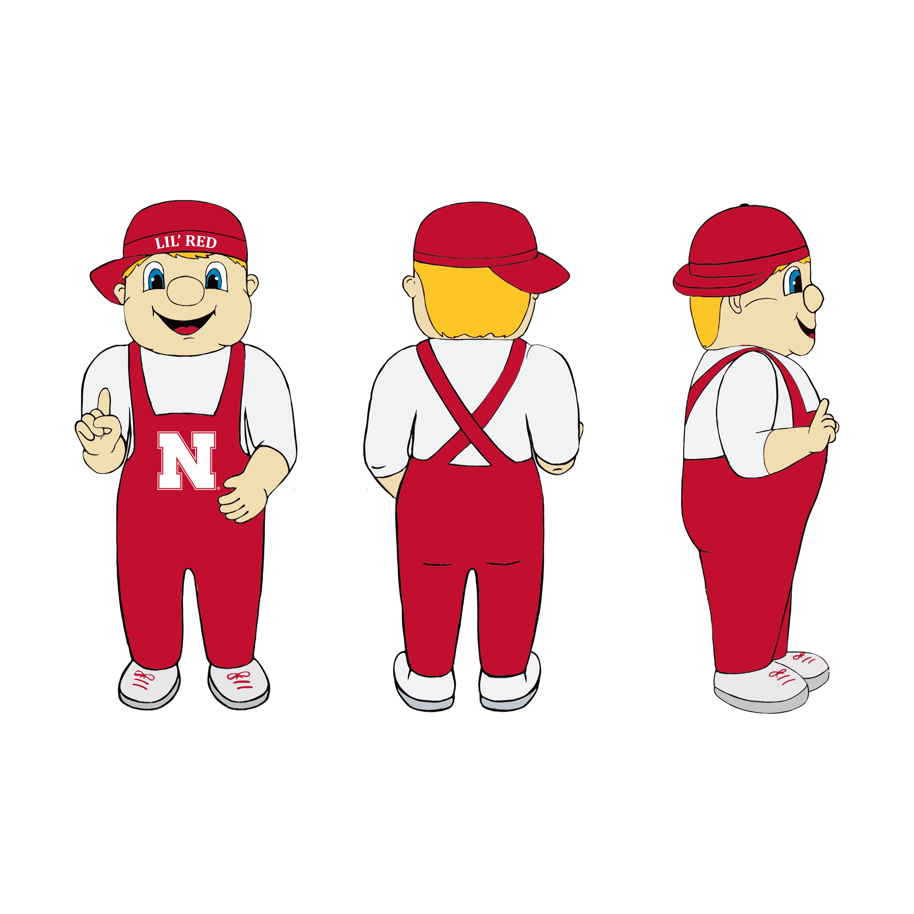Nebraska Lil Red 7ft Yard Inflatable Mascot | Logo Brands