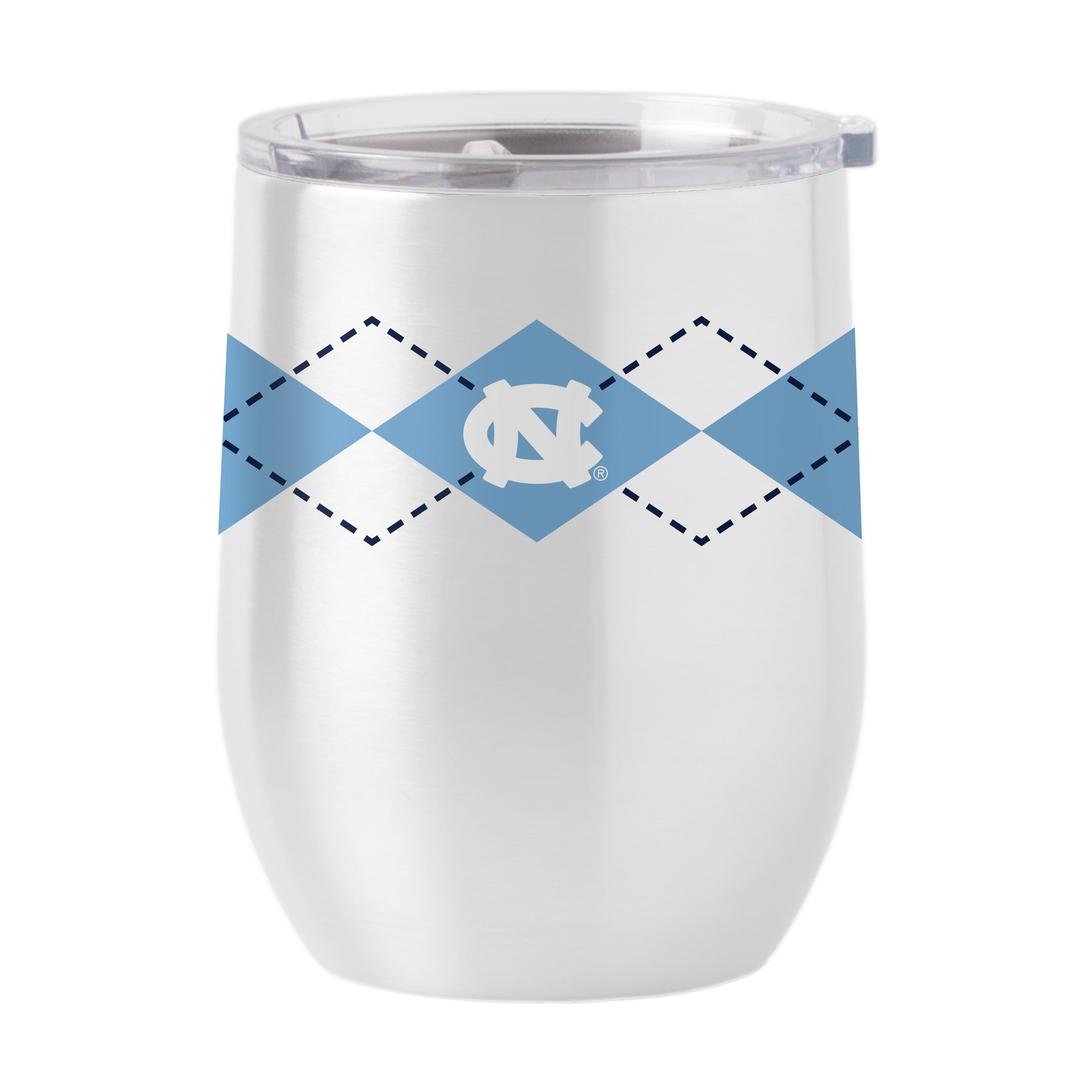 North Carolina 16oz Argyle Stainless Curved Beverage | Logo Brands