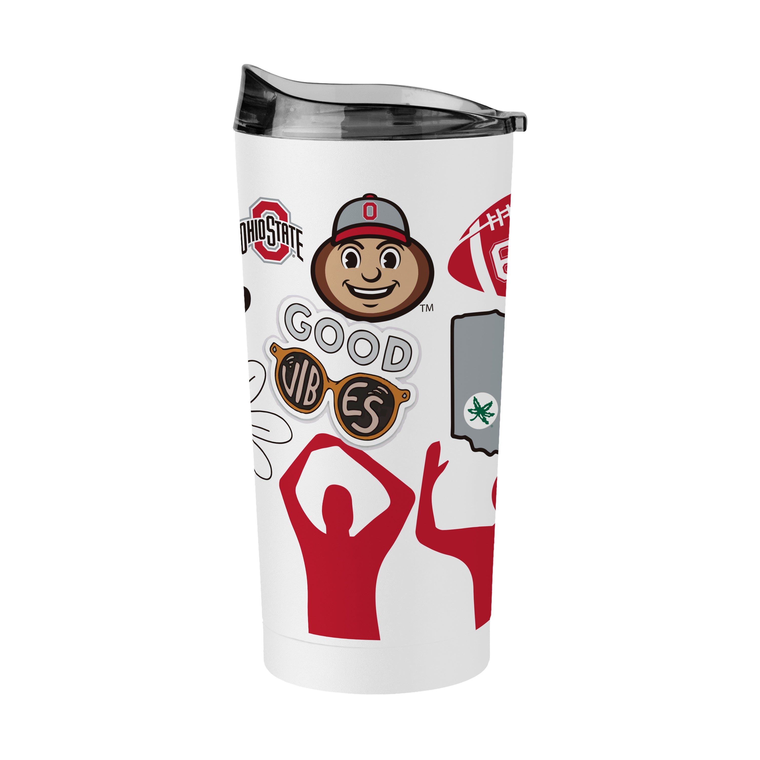 Ohio State Wexner Medical Center 20oz Native Powder Coat Tumbler | Logo ...