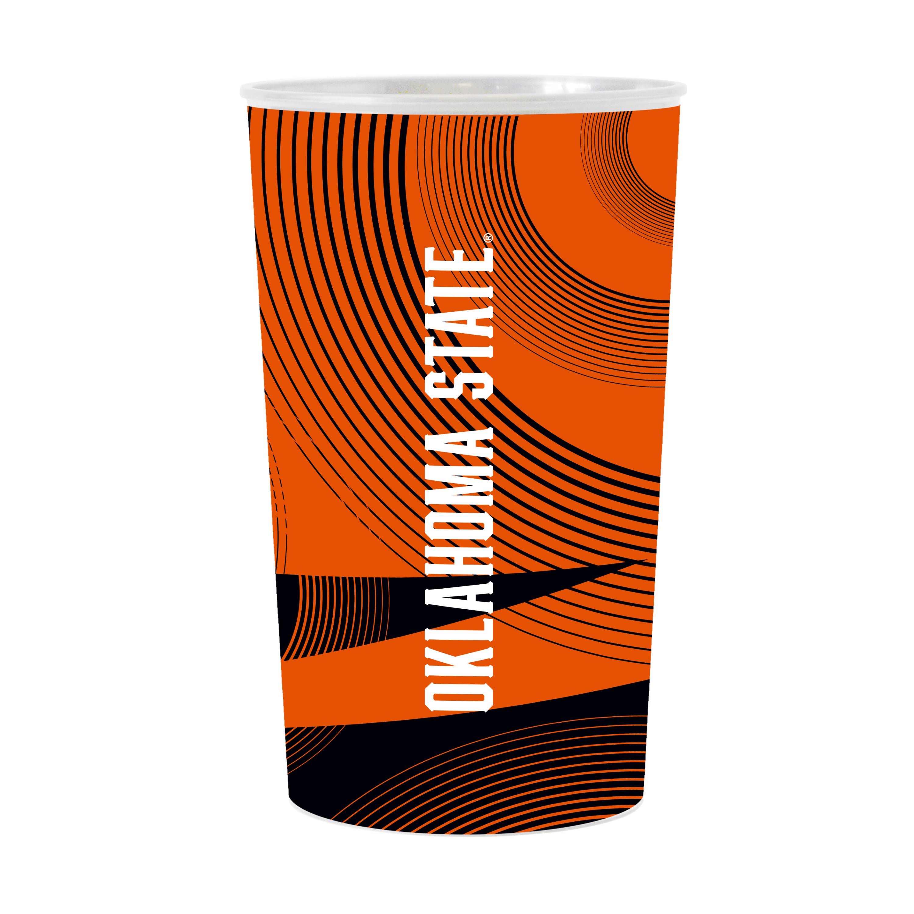 OK State Geo Pattern 4-Pack Hardwall Cup | Logo Brands