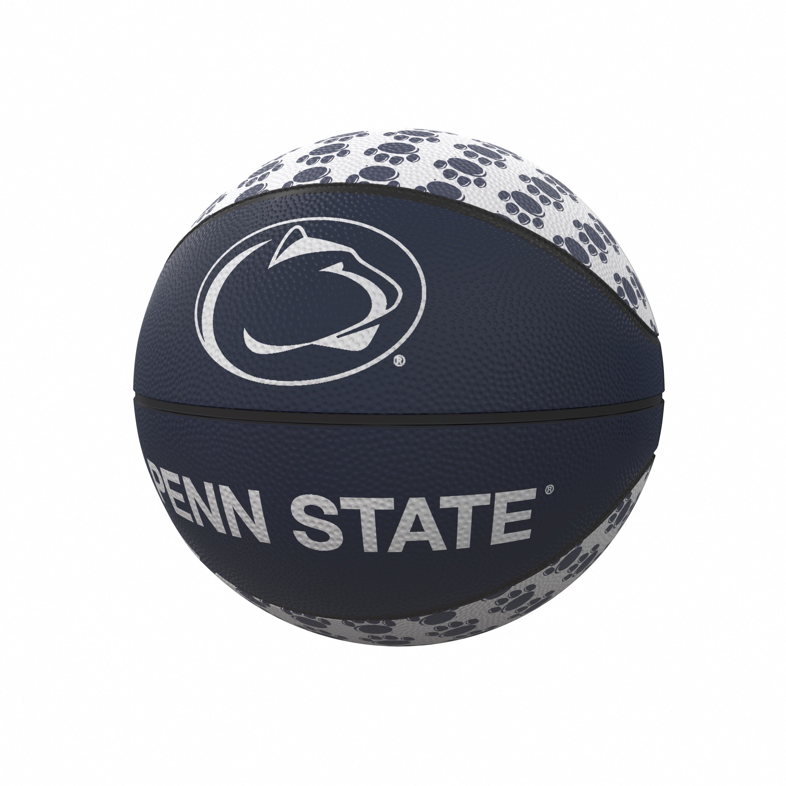 Penn State Repeating Logo Mini-Size Rubber Basketball | Logo Brands