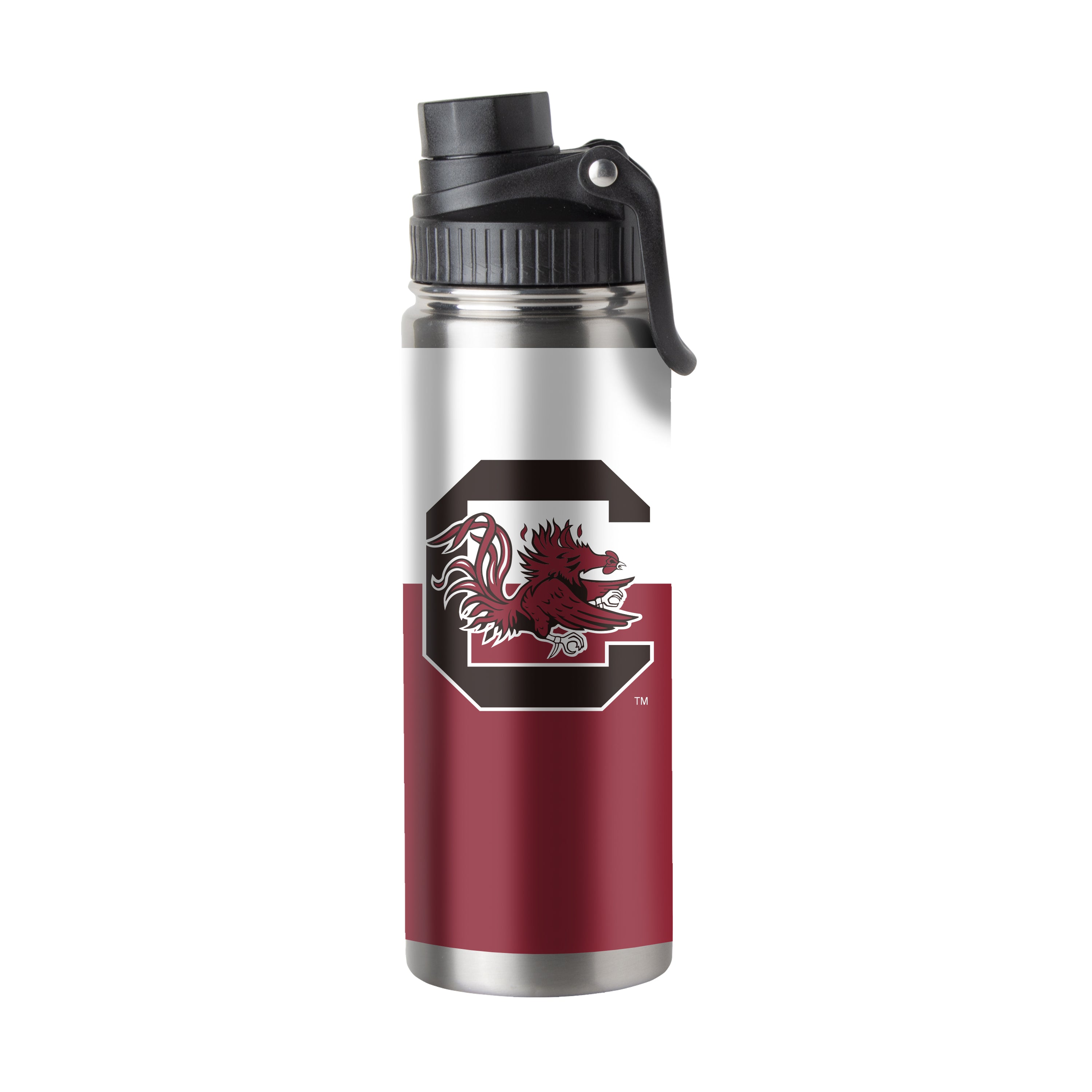 South Carolina 21oz Colorblock Twist Top Water Bottle | Logo Brands