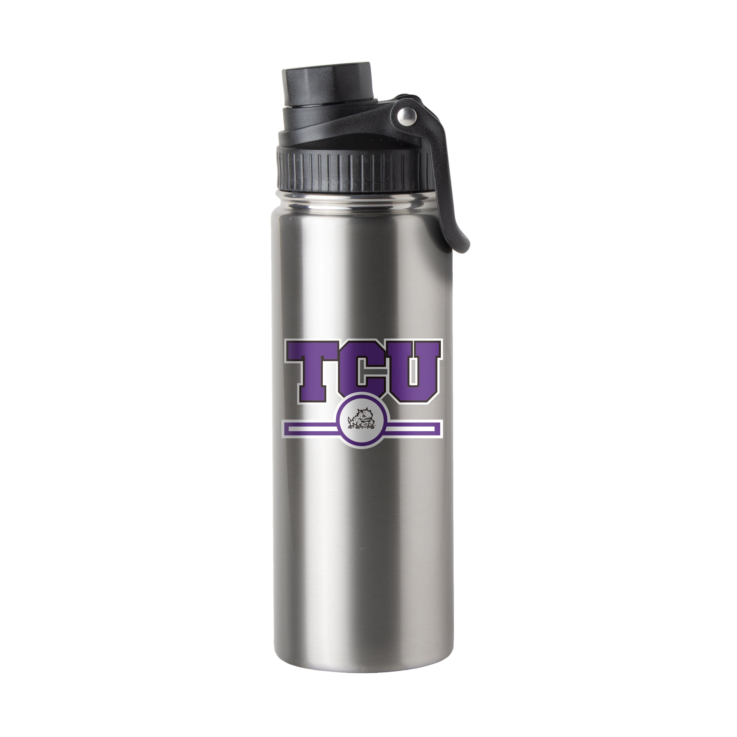 TCU 21oz Campus Colors Letterman Twist Top Bottle | Logo Brands