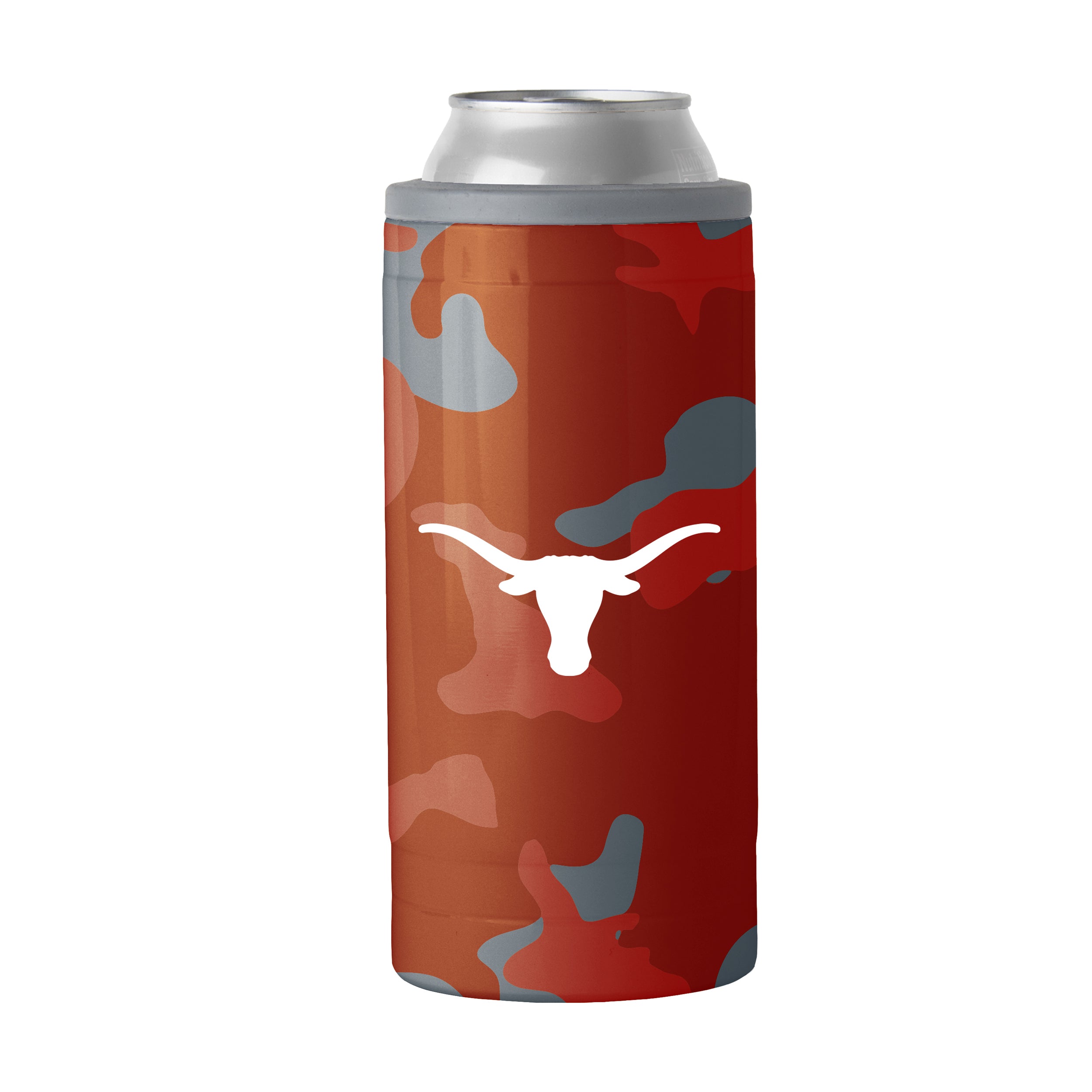 Texas Camo Swagger 12oz Slim Can Coolie | Logo Brands