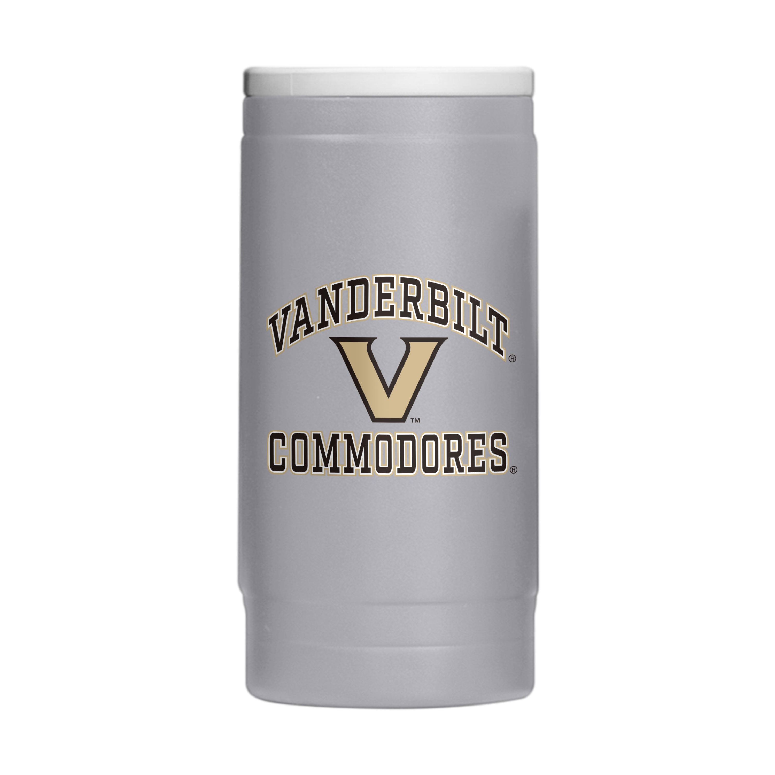 Vanderbilt 12oz Athletic Powder Coat Slim Can Coolie | Logo Brands