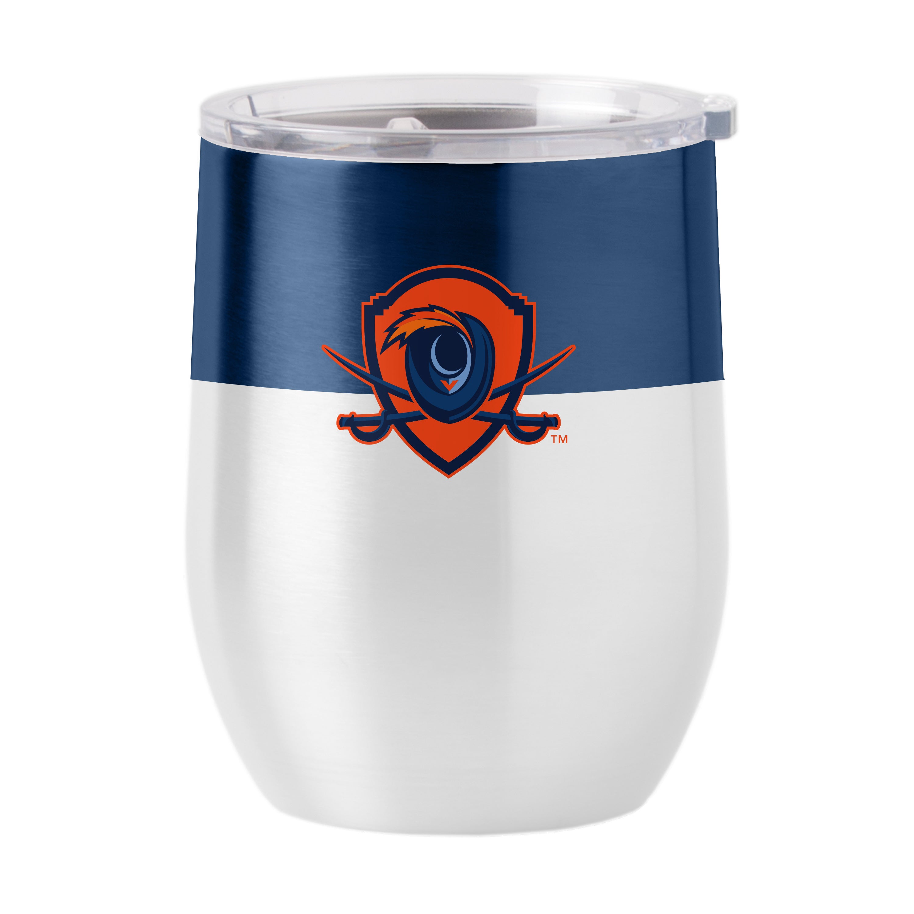 Virginia 16oz Colorblock Stainless Curved Beverage | Logo Brands