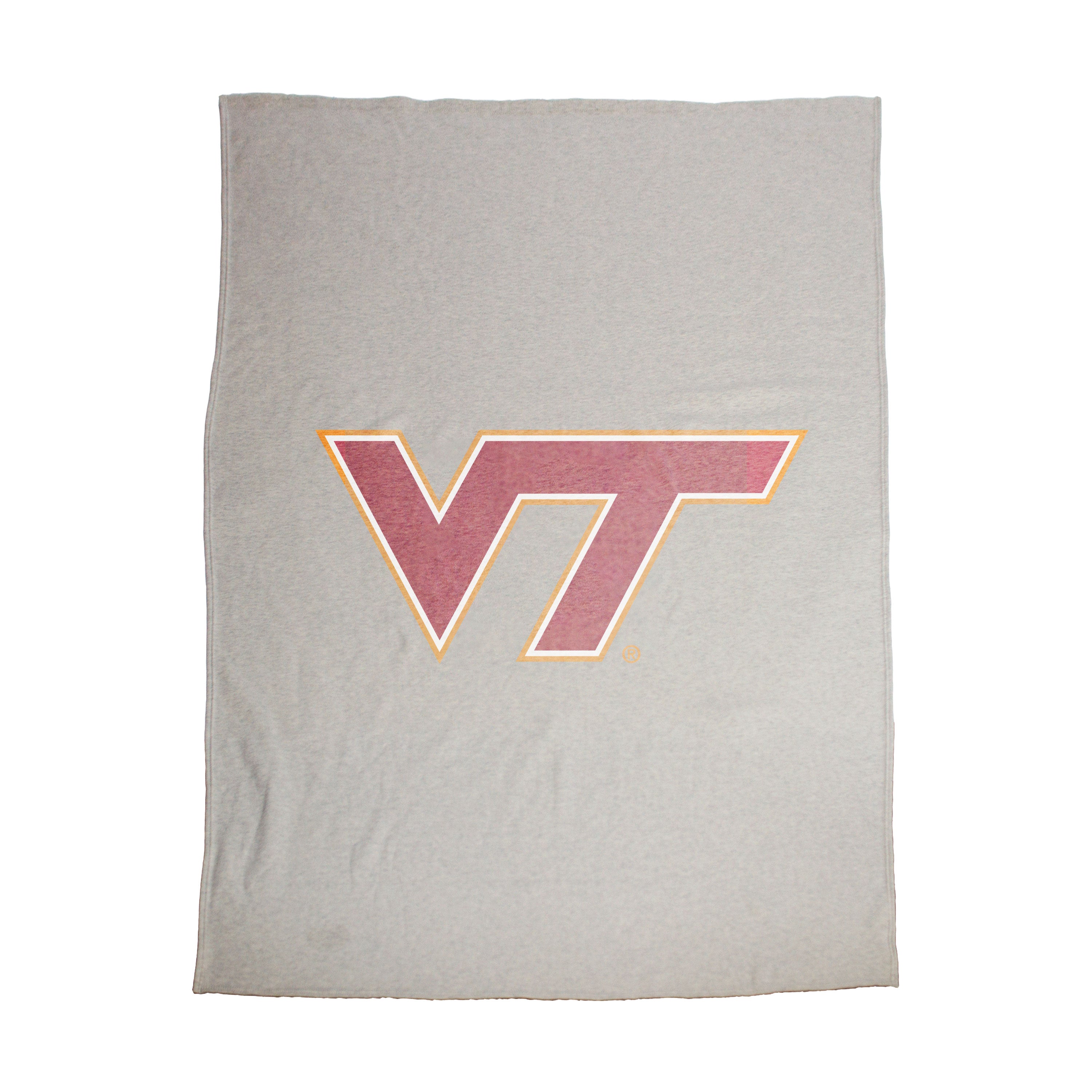 Virginia Tech Oversized Logo Sublimated Sweatshirt Blanket | Logo Brands