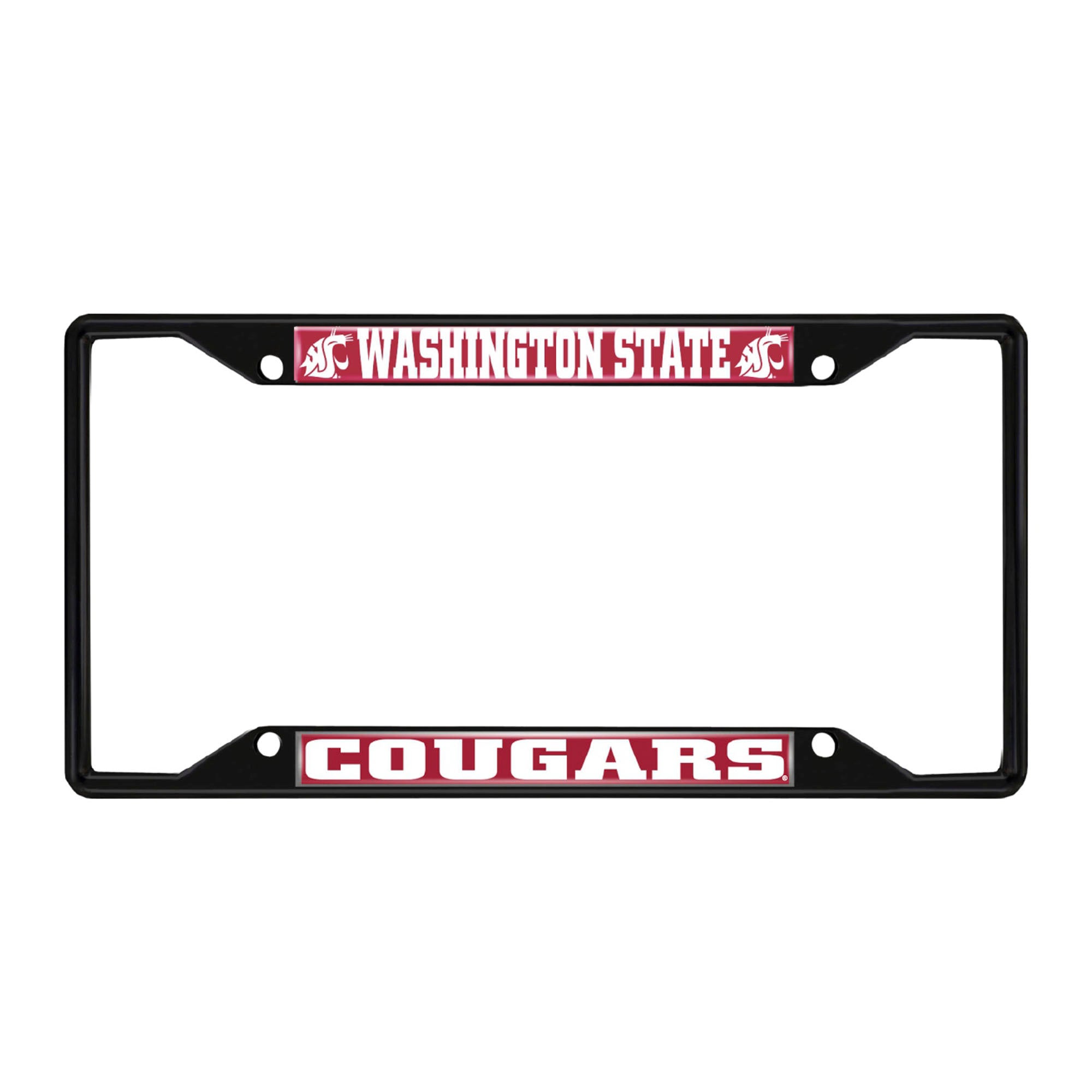 Washington State University Black License Plate Frame | Logo Brands