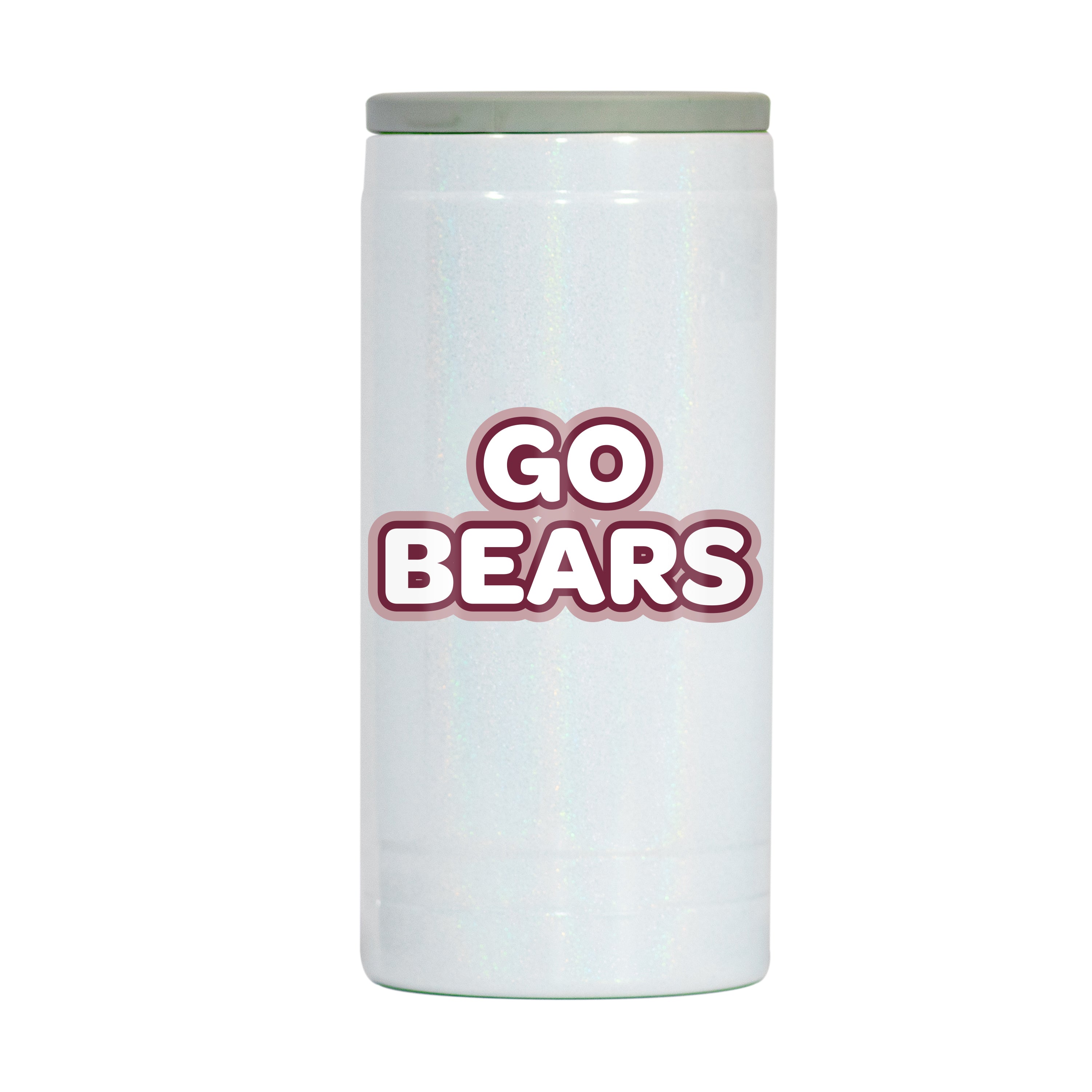 Missouri State 12oz Bubble Iridescent Slim Coolie | Logo Brands