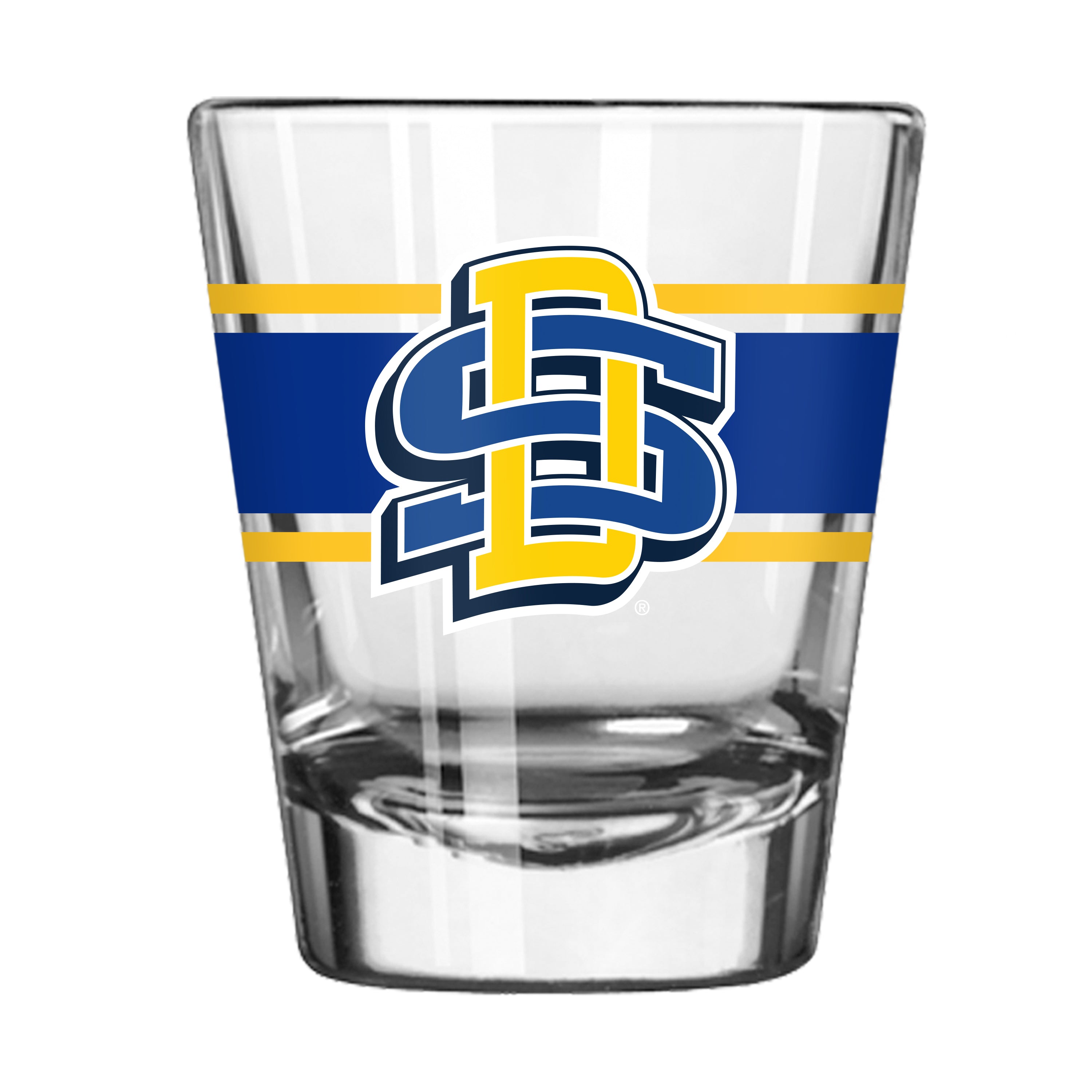 South Dakota State 2oz Stripe Shot Glass – Logo Brands