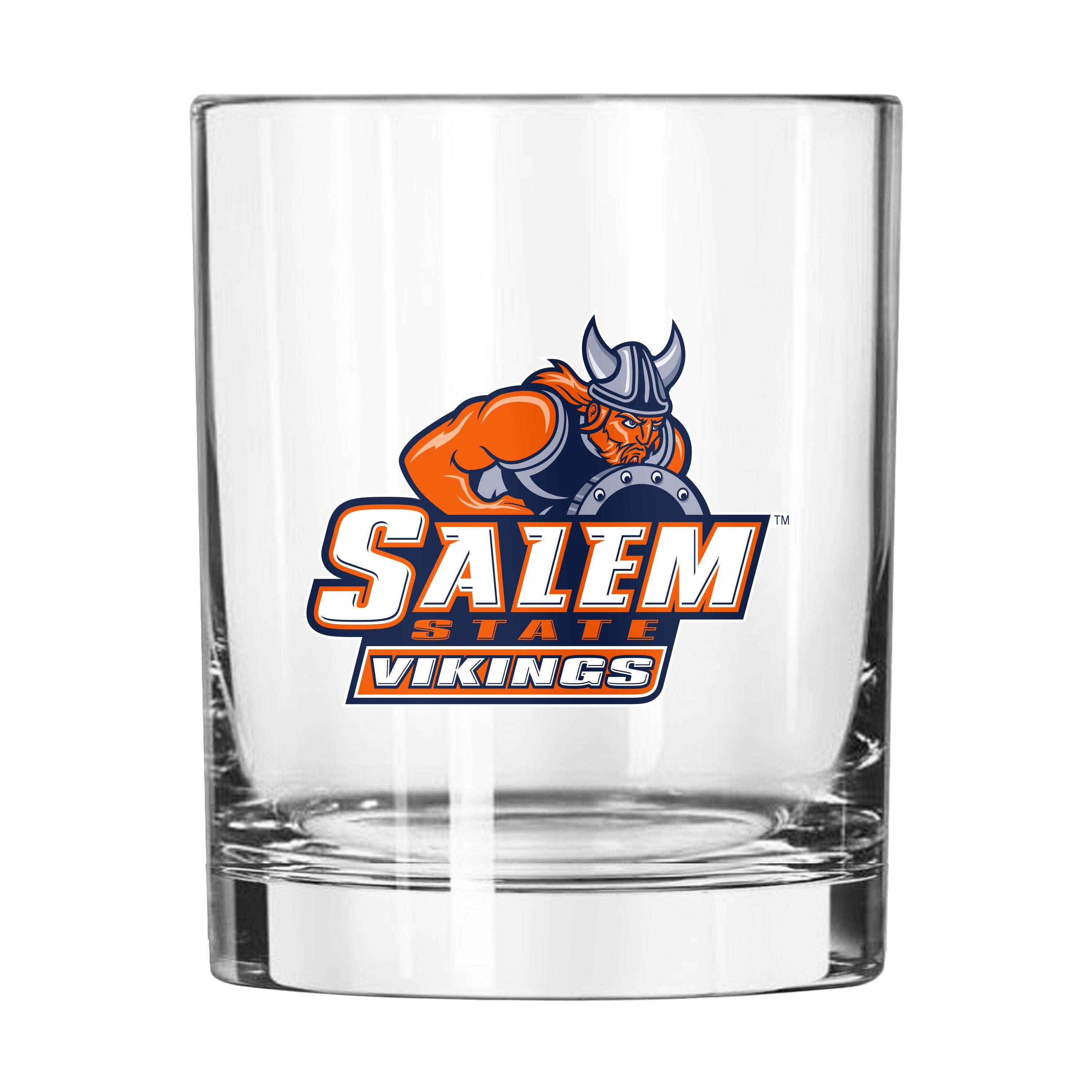 Salem State 14oz Logo Rocks Glass | Logo Brands
