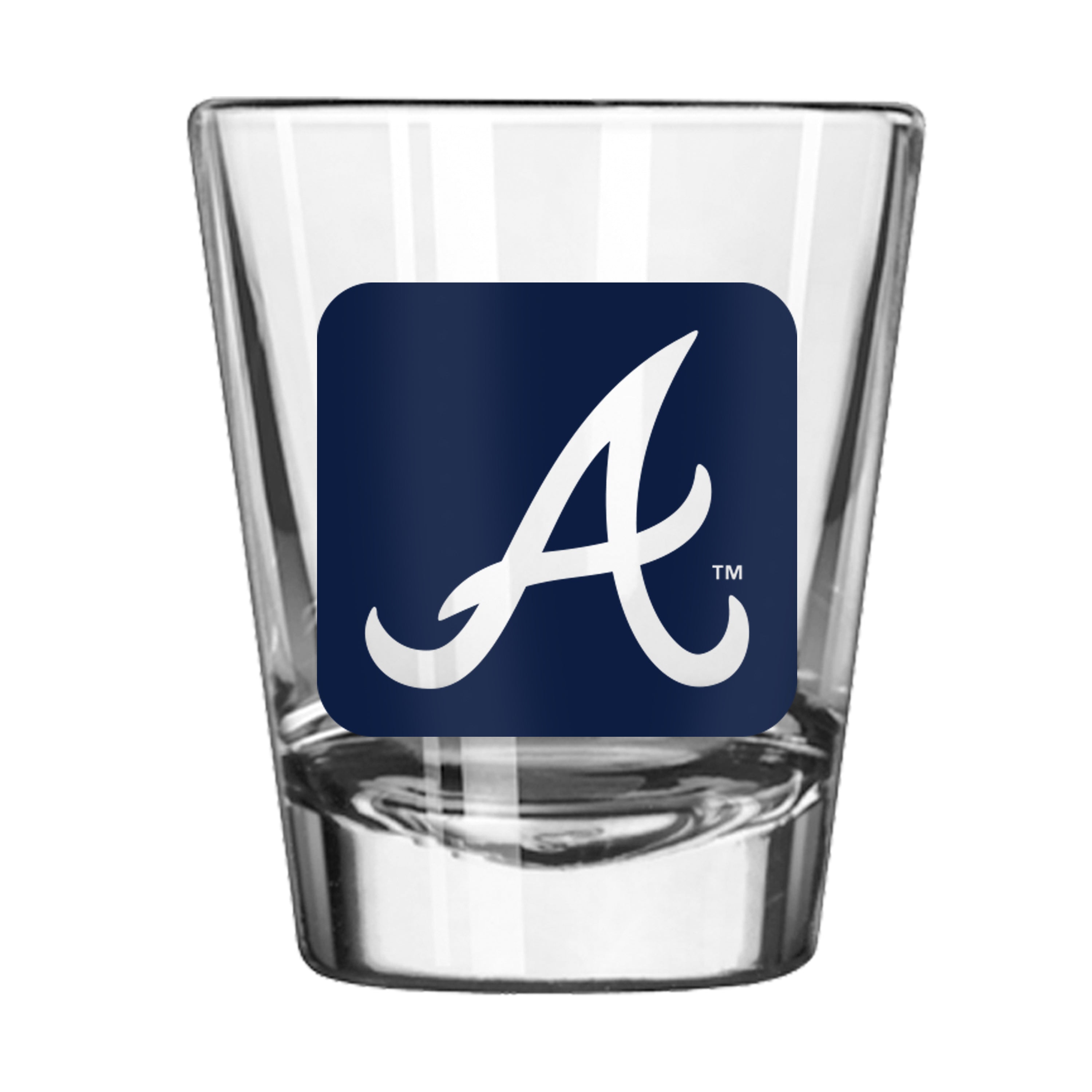 Atlanta Braves 2oz Cube Shot Glass | Logo Brands