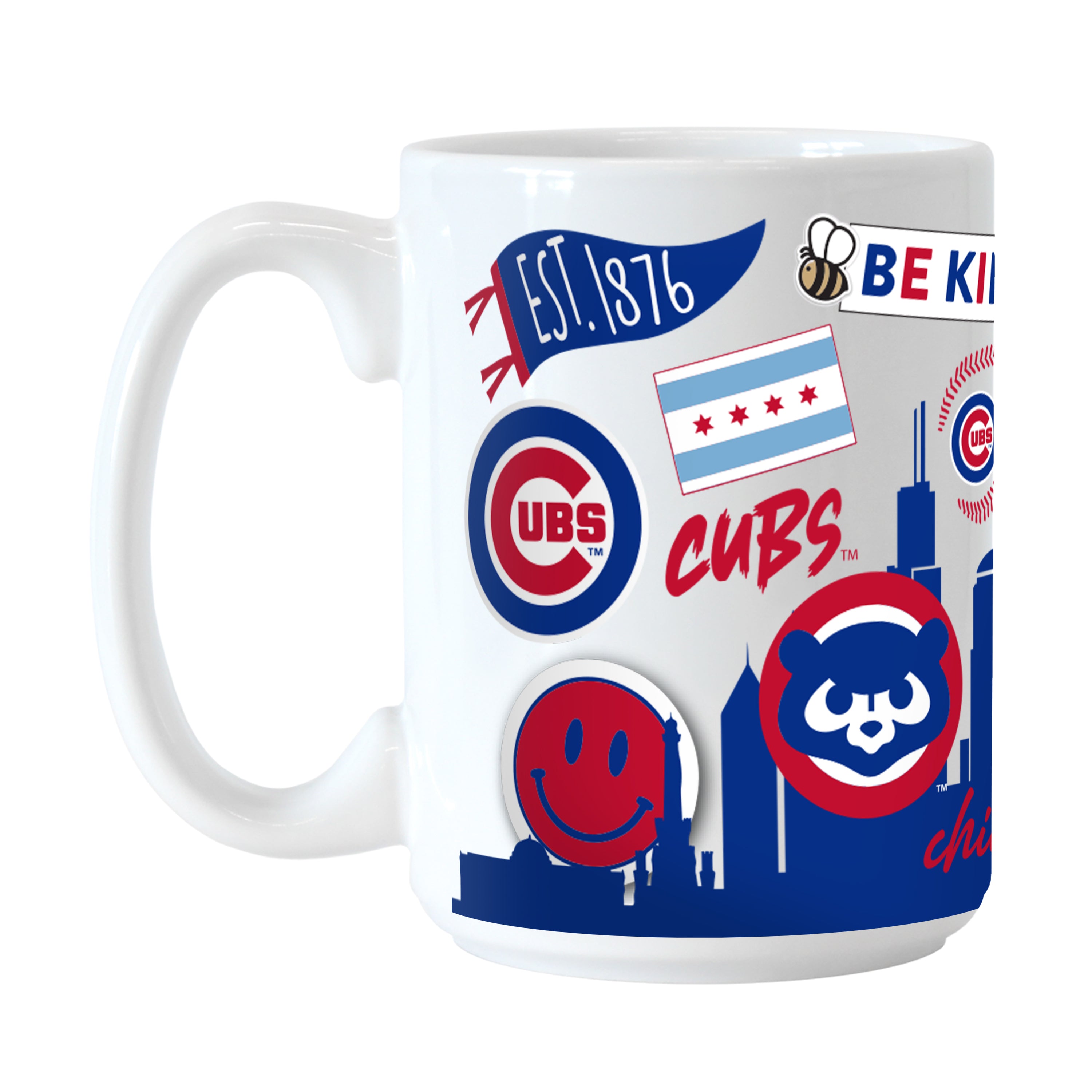 Chicago Cubs 15oz Native Sublimated Mug | Logo Brands