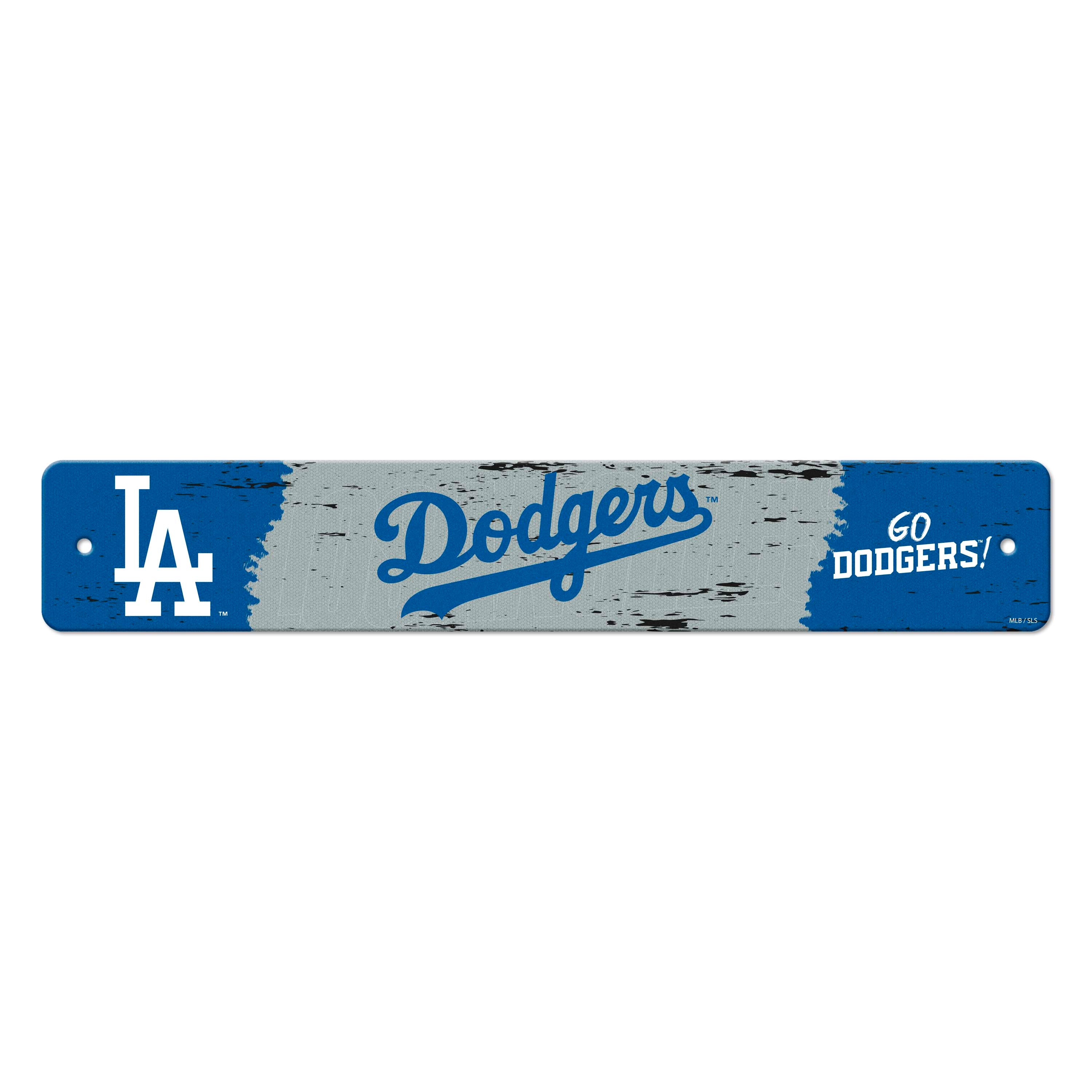 LA Dodgers Metal Street Sign 4x24 | Logo Brands