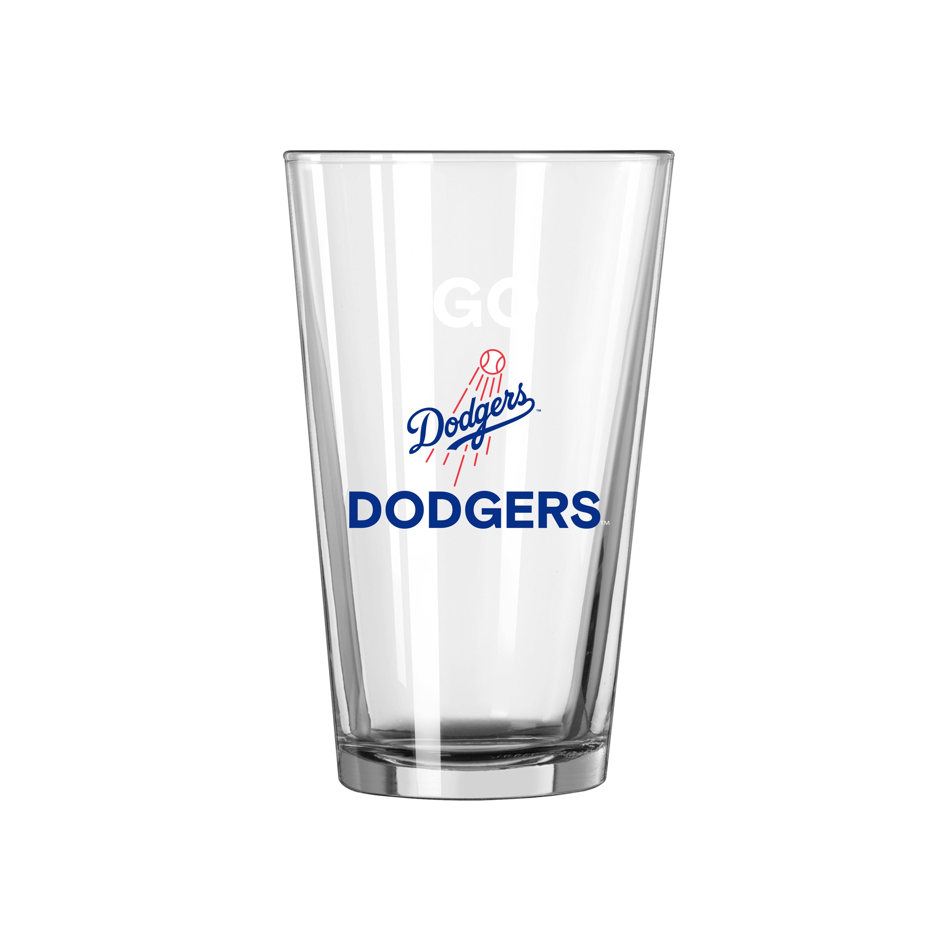 Los Angeles Dodgers 16oz Slogan Pint Glass | Logo Brands