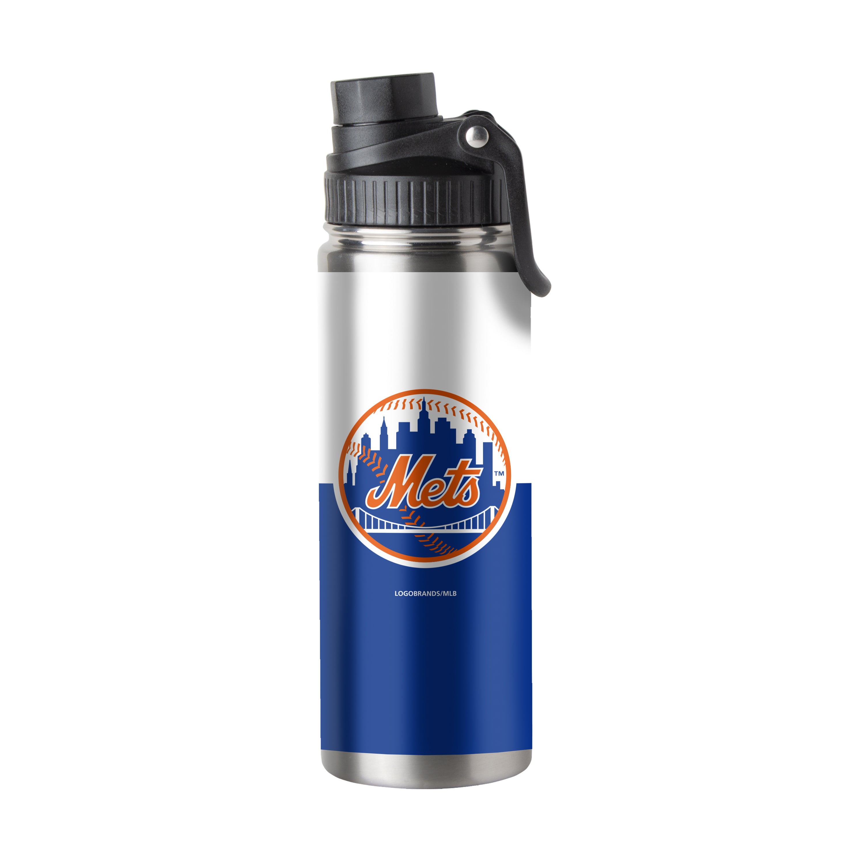 New York Mets Colorblock 21oz Twist Top Bottle | Logo Brands