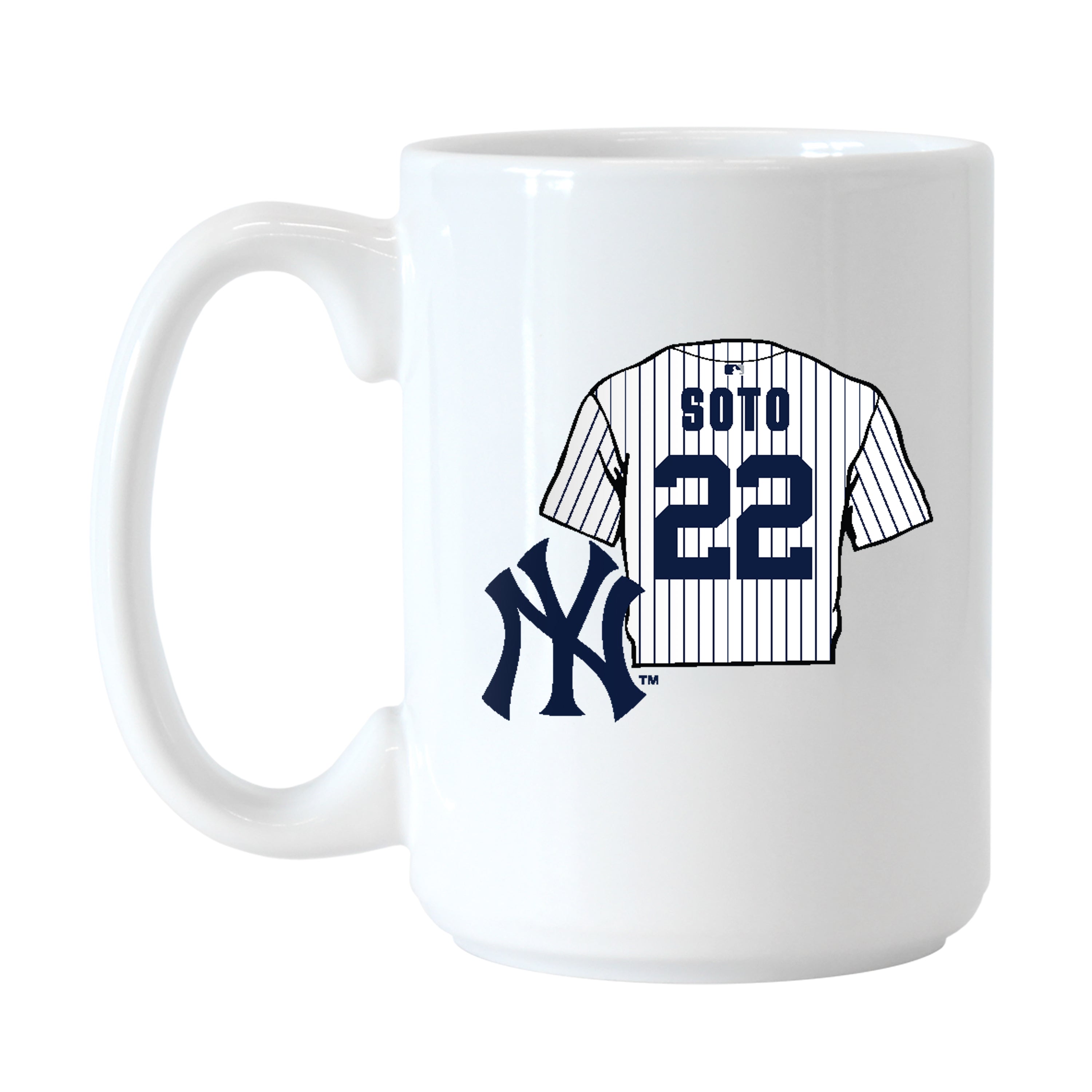 New York Yankees Juan Soto 15oz Sublimated Mug | Logo Brands