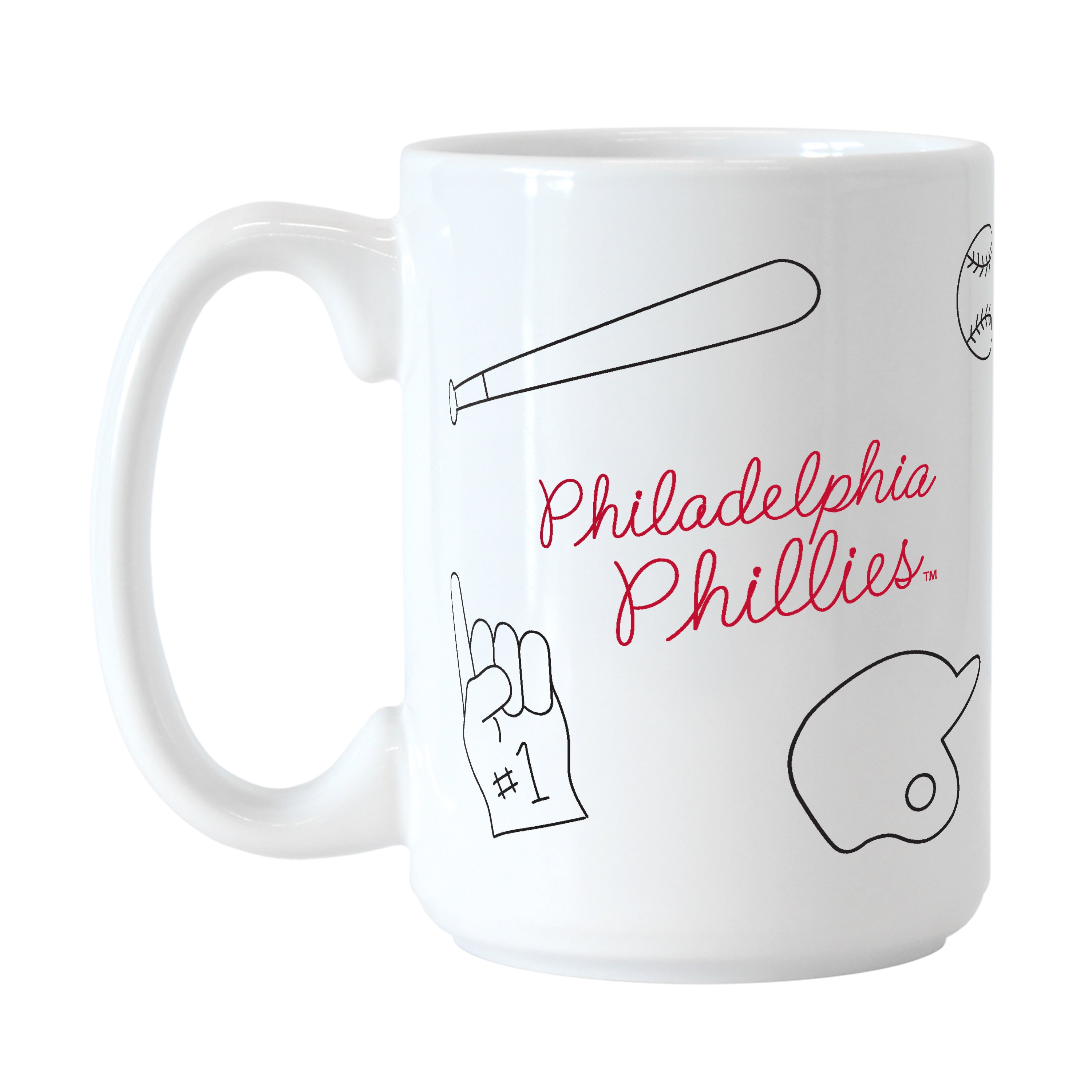 Philadelphia Phillies 15oz Playmaker Sublimated Mug | Logo Brands