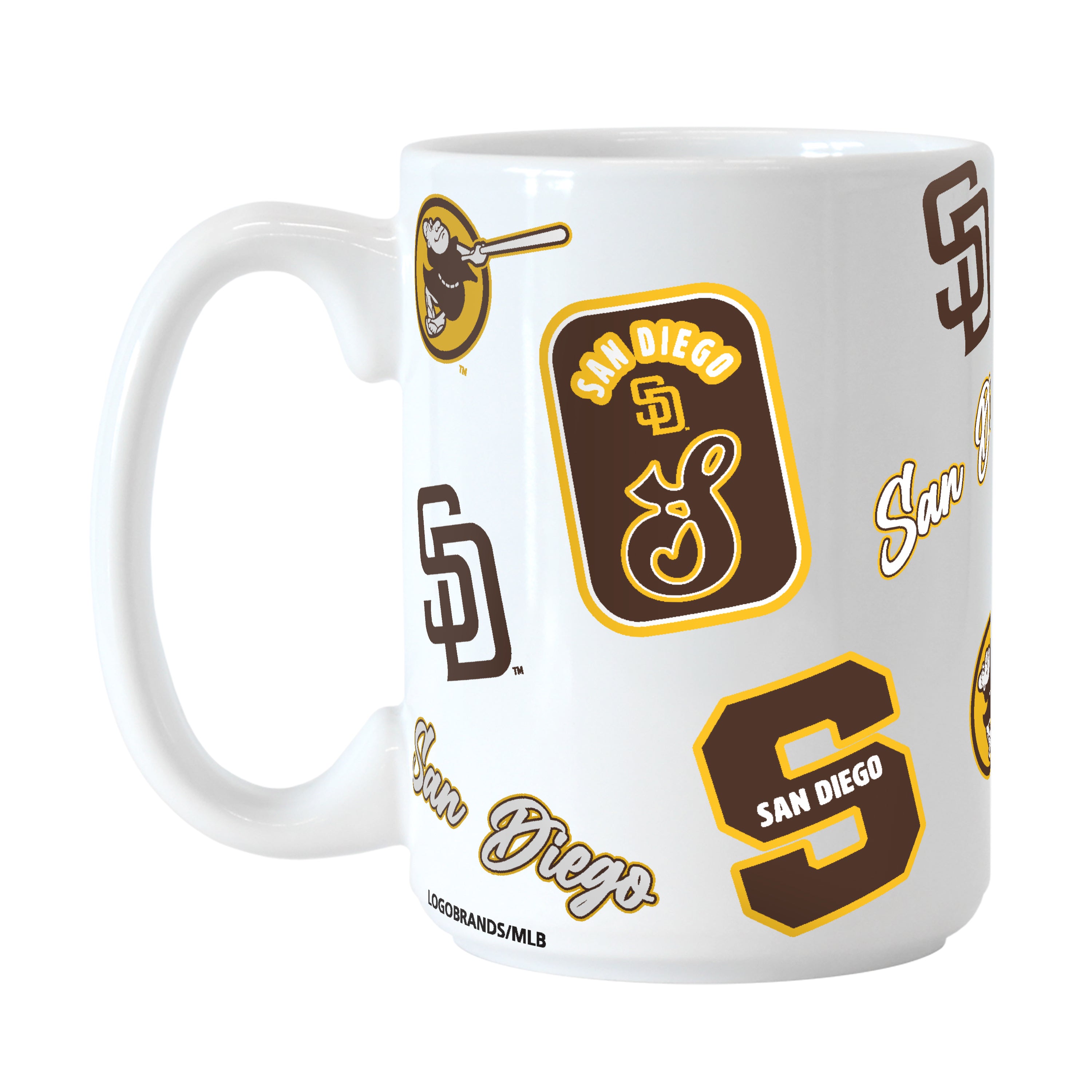 SD Padres 15oz Dream Weave Sublimated Mug | Logo Brands