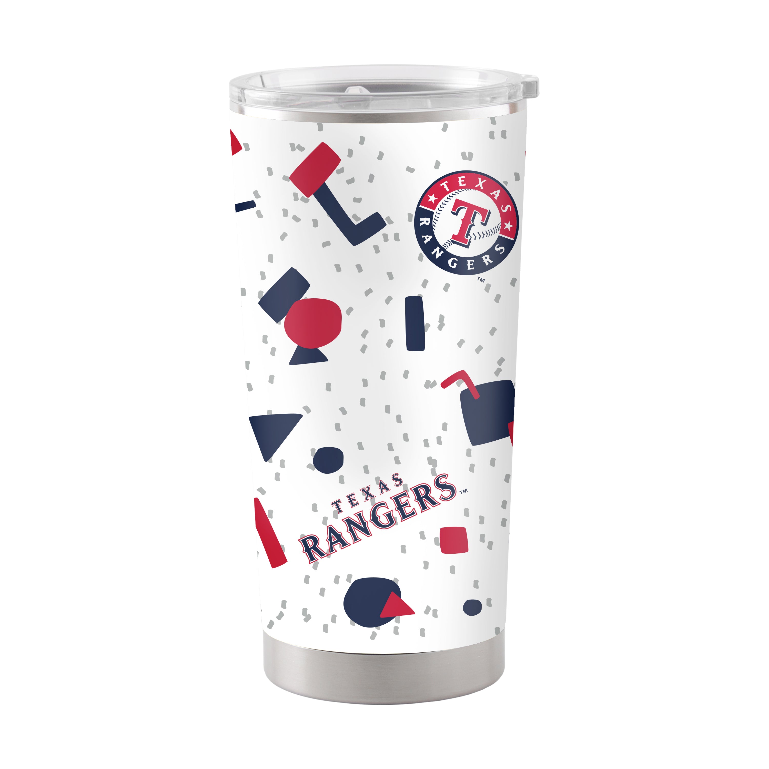 Texas Rangers 20oz Flashback Stainless Steel Tumbler – Logo Brands