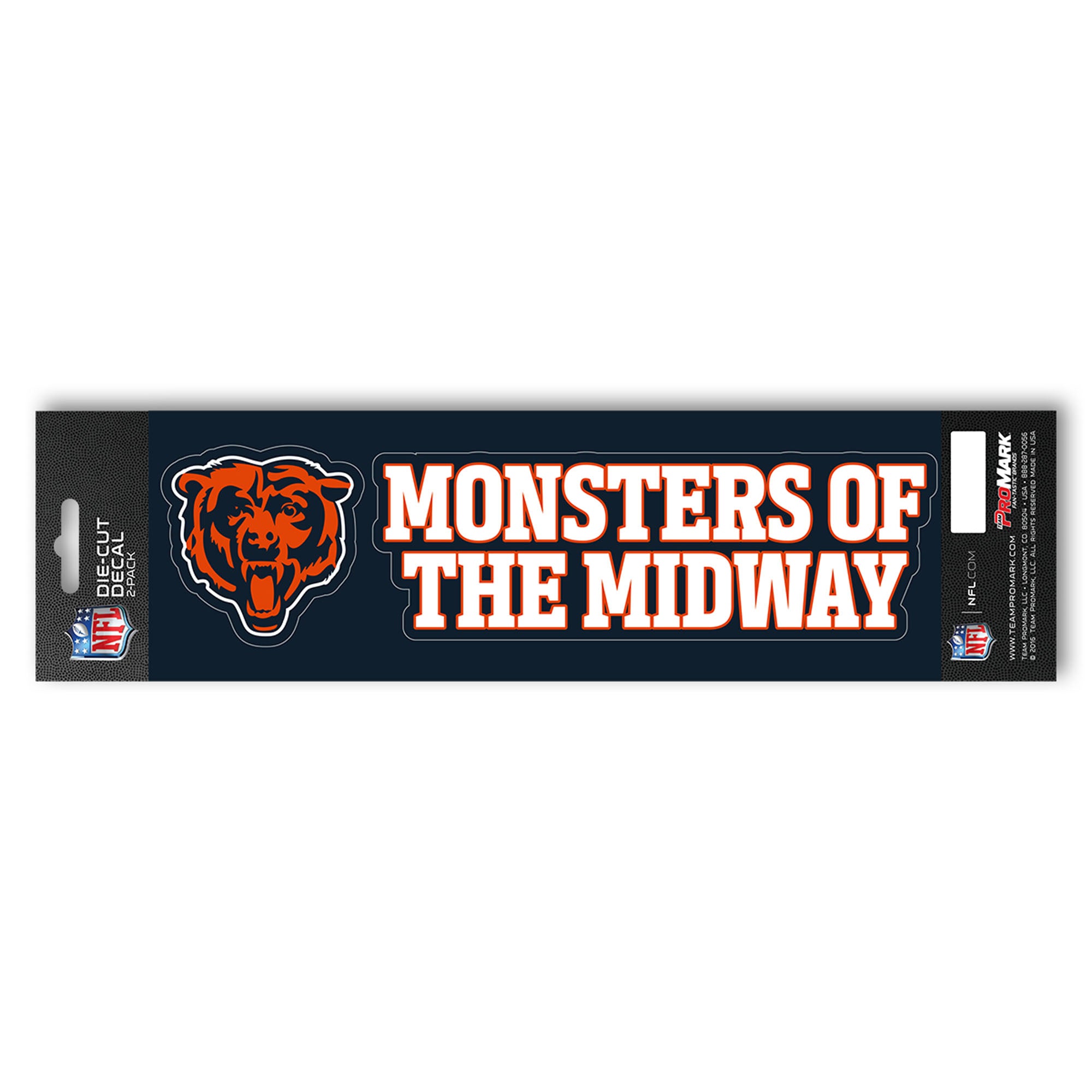 NFL - Chicago Bears Team Slogan Decal | Logo Brands