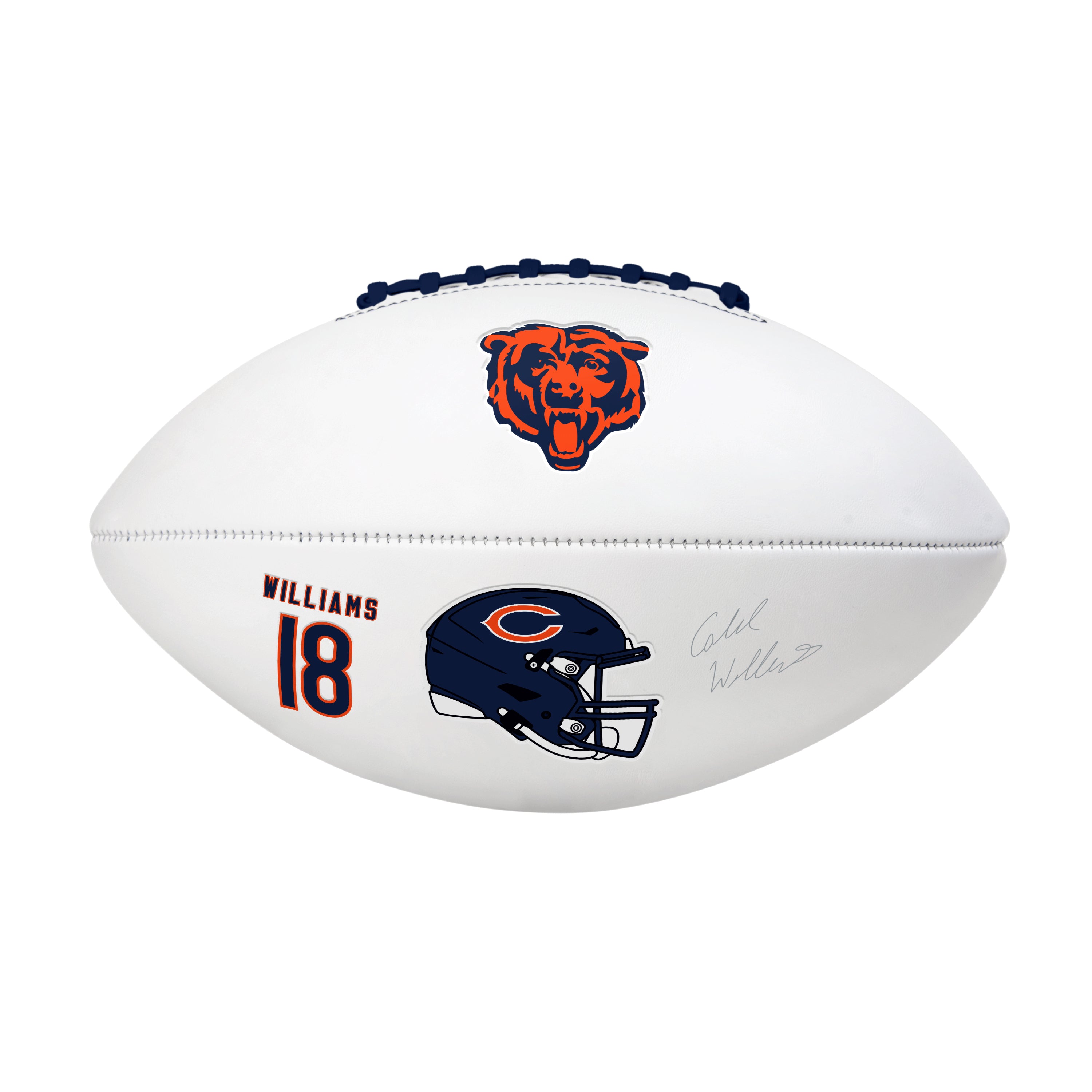 Chicago Bears Caleb Williams Full Size Autograph Football | Logo Brands