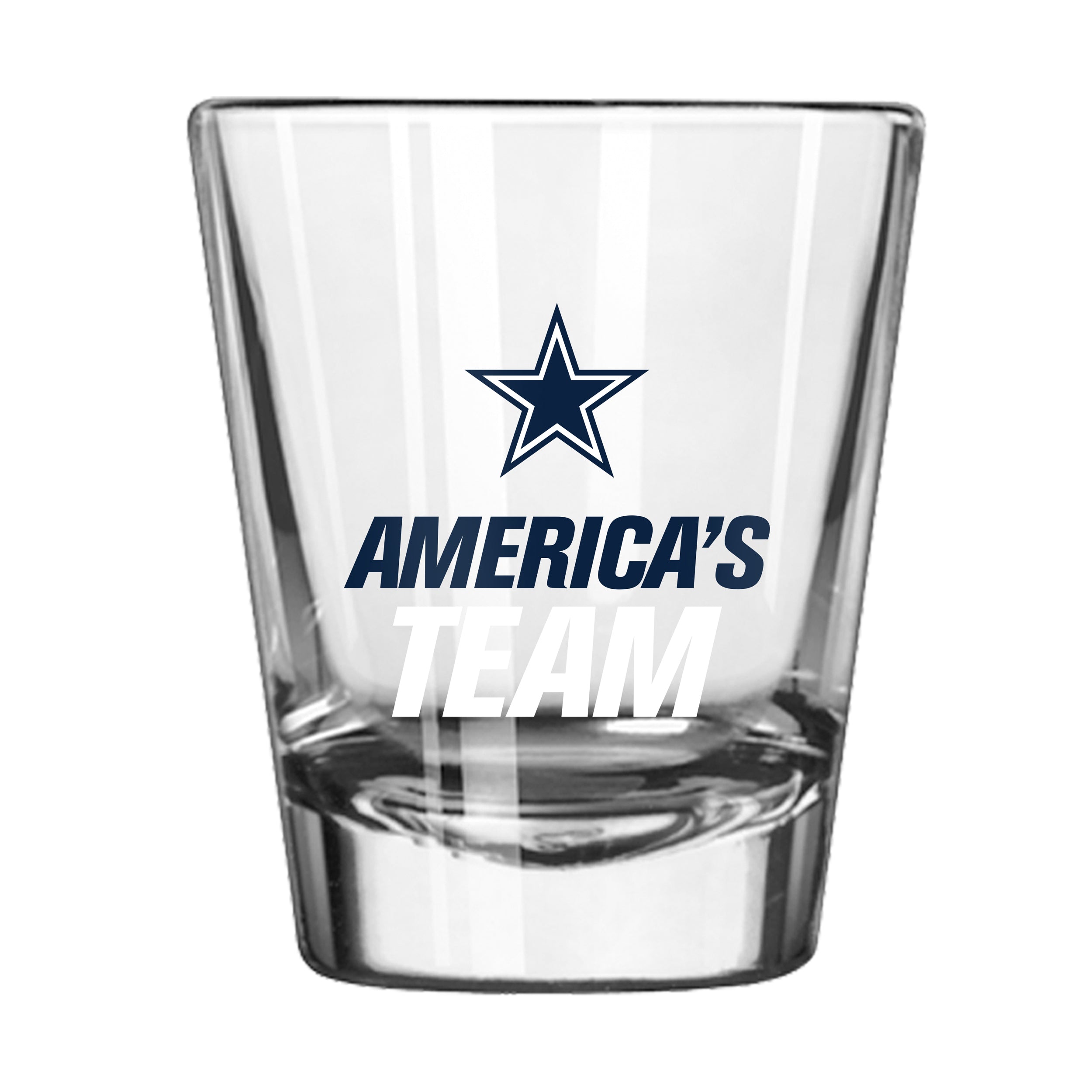 Dallas Cowboys 2oz Slogan Shot Glass | Logo Brands