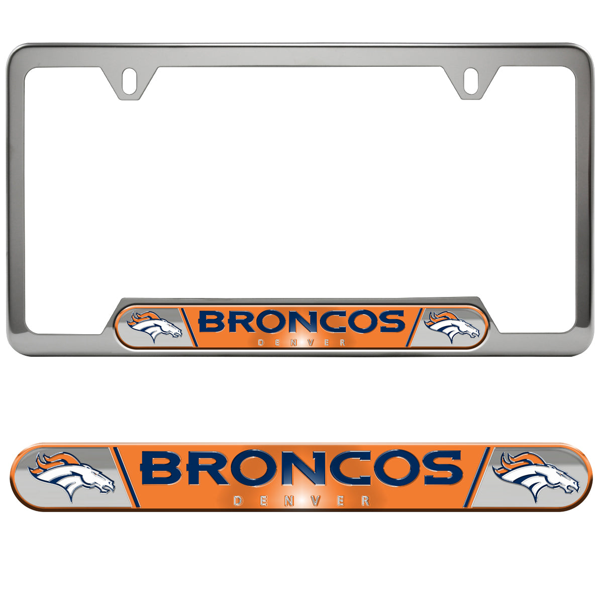 NFL - Denver Broncos Embossed License Plate Frame | Logo Brands