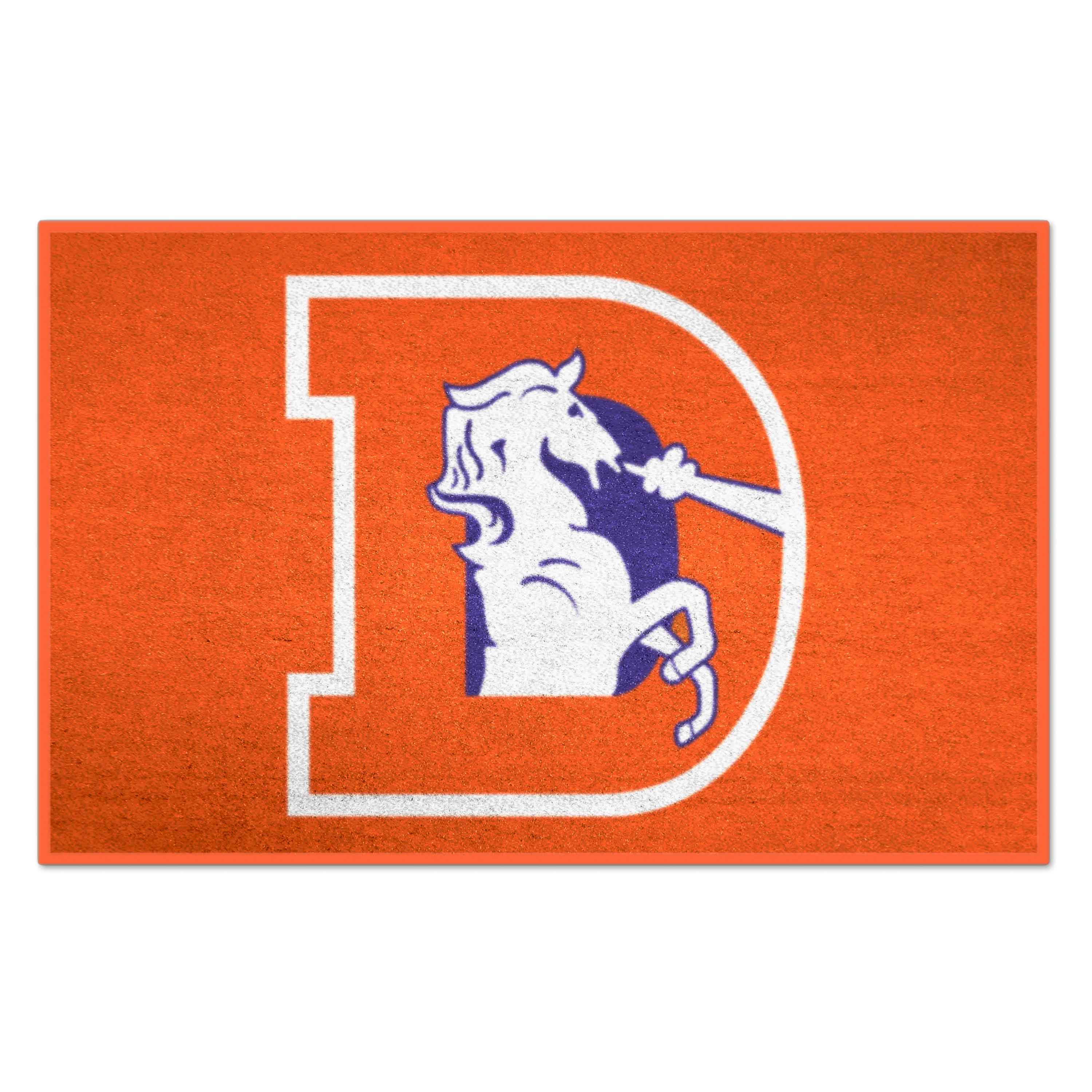 NFLV - Denver Broncos Starter Mat - Retro | Logo Brands