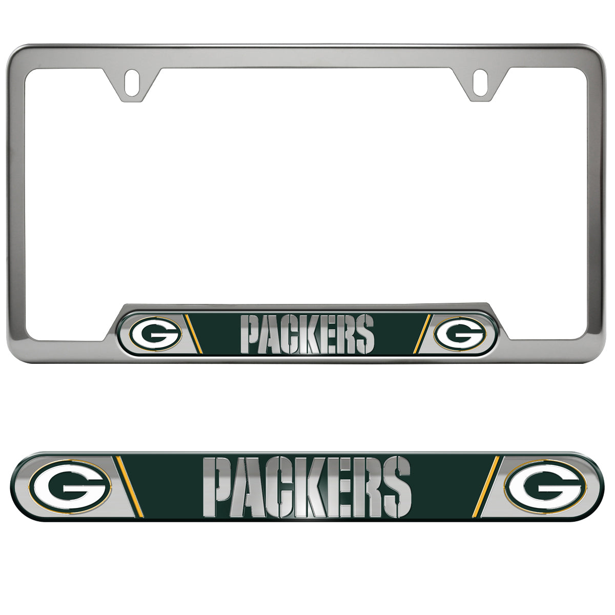NFL - Green Bay Packers Embossed License Plate Frame | Logo Brands