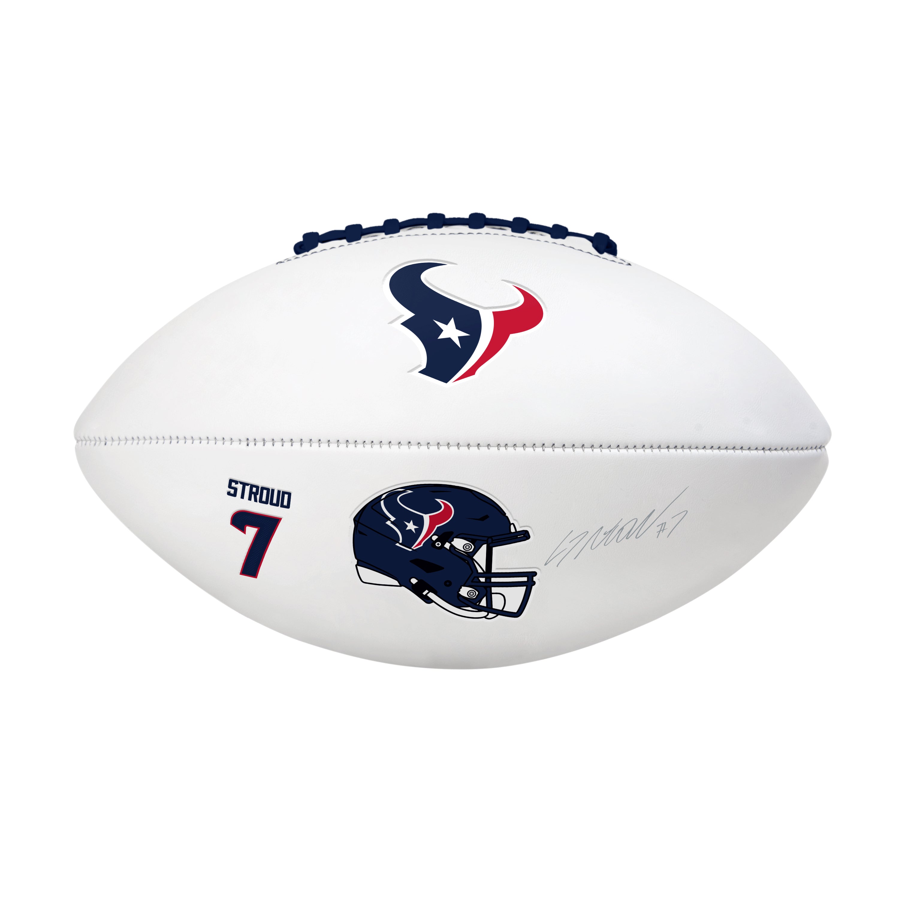 Houston Texans CJ Stroud Players Full Size Autograph Football | Logo Brands