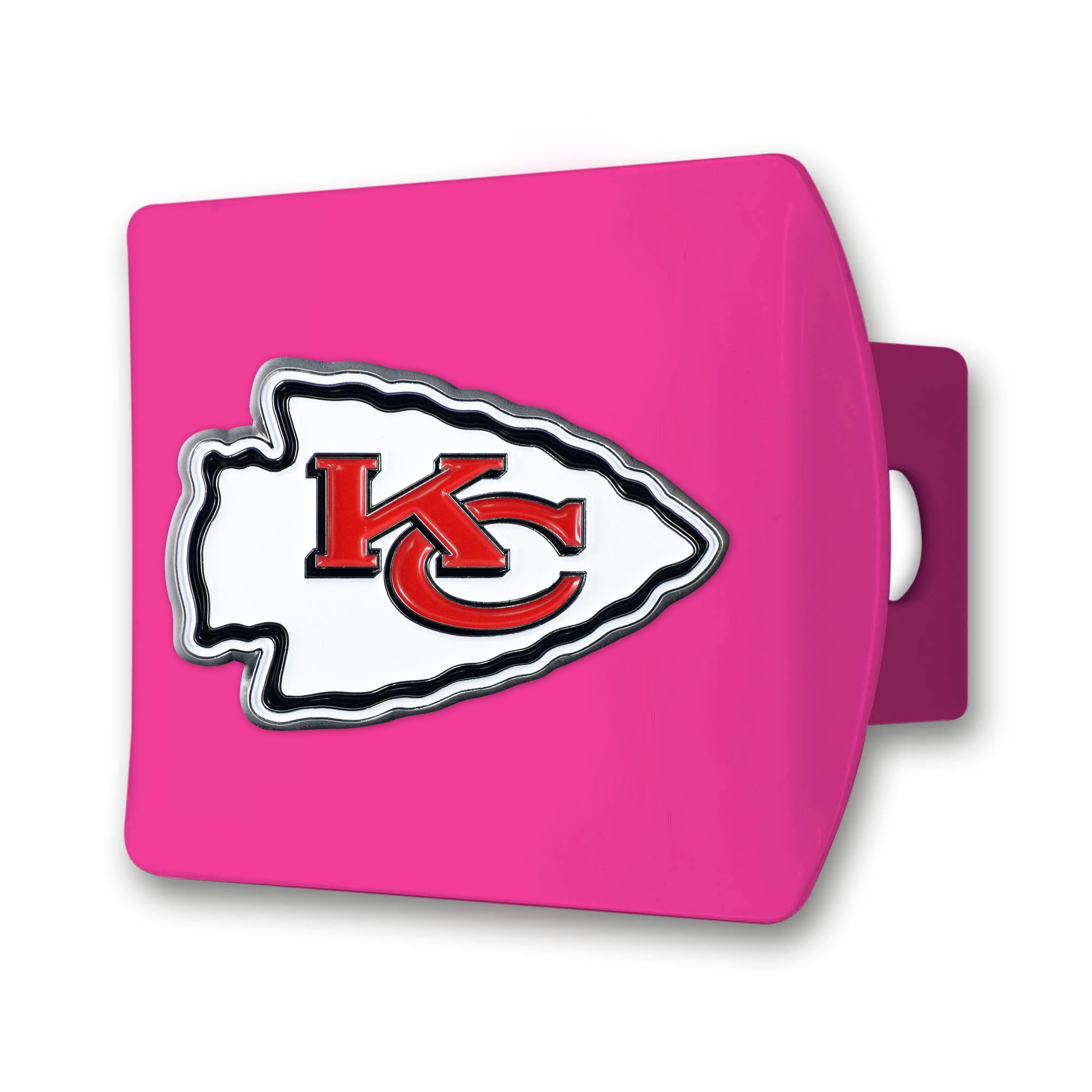 NFL - Kansas City Chiefs Color on Pink Hitch Cover | Logo Brands