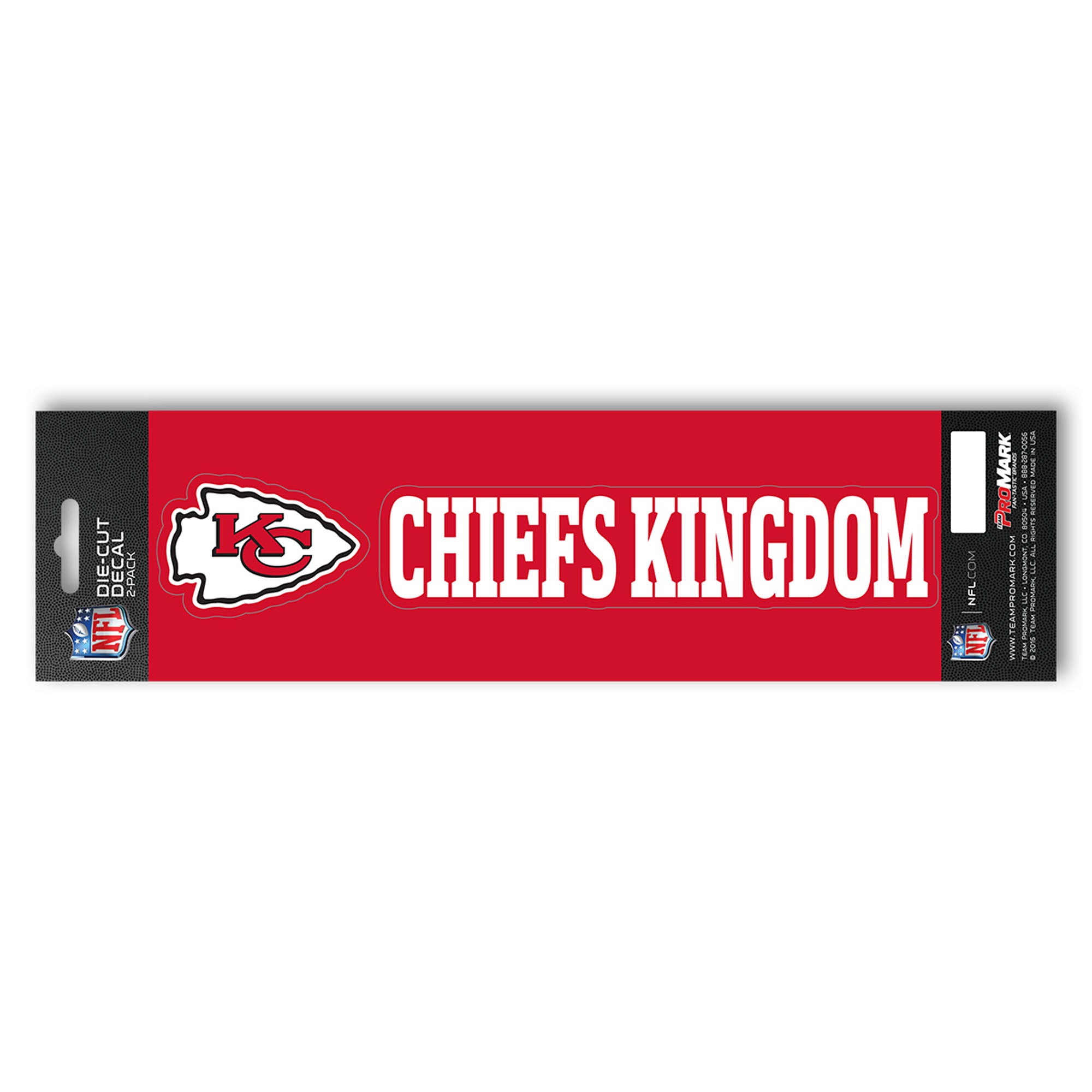 NFL - Kansas City Chiefs Team Slogan Decal | Logo Brands